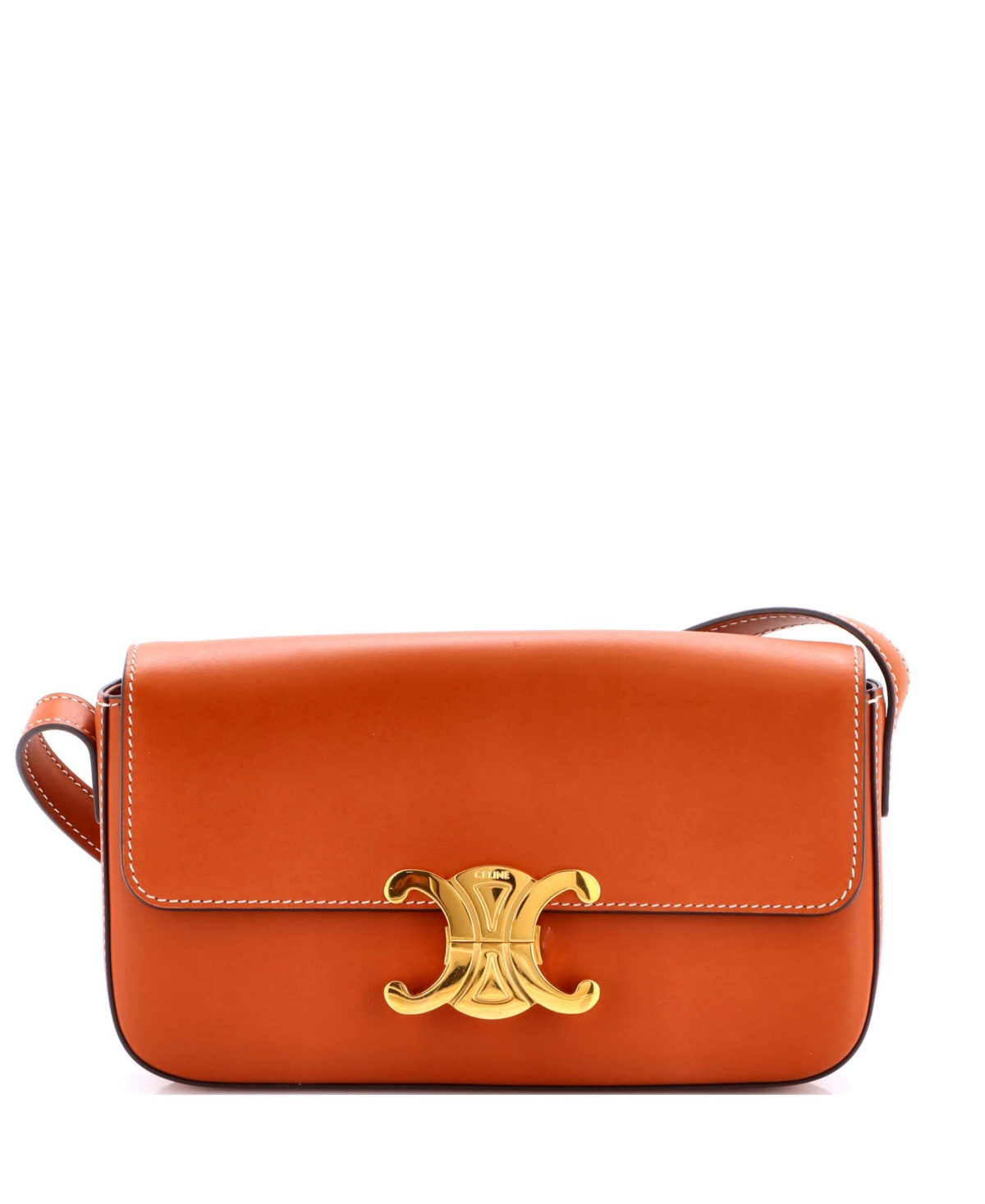 Click here for Pre-Owned Celine Triomphe East-West Shoulder Bag S... prices