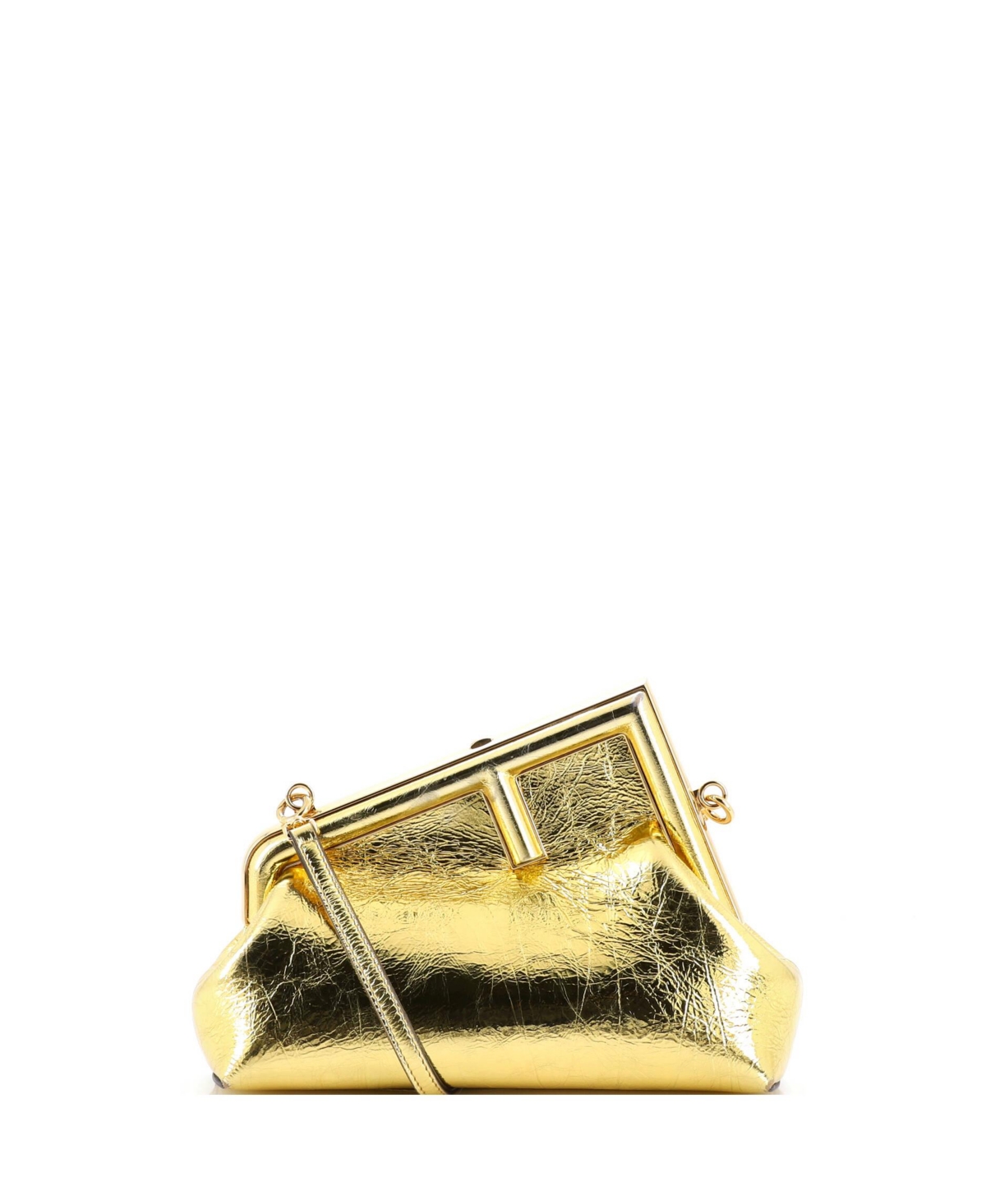 Click here for Pre-Owned Fendi Small First Bag Leather - Gold prices