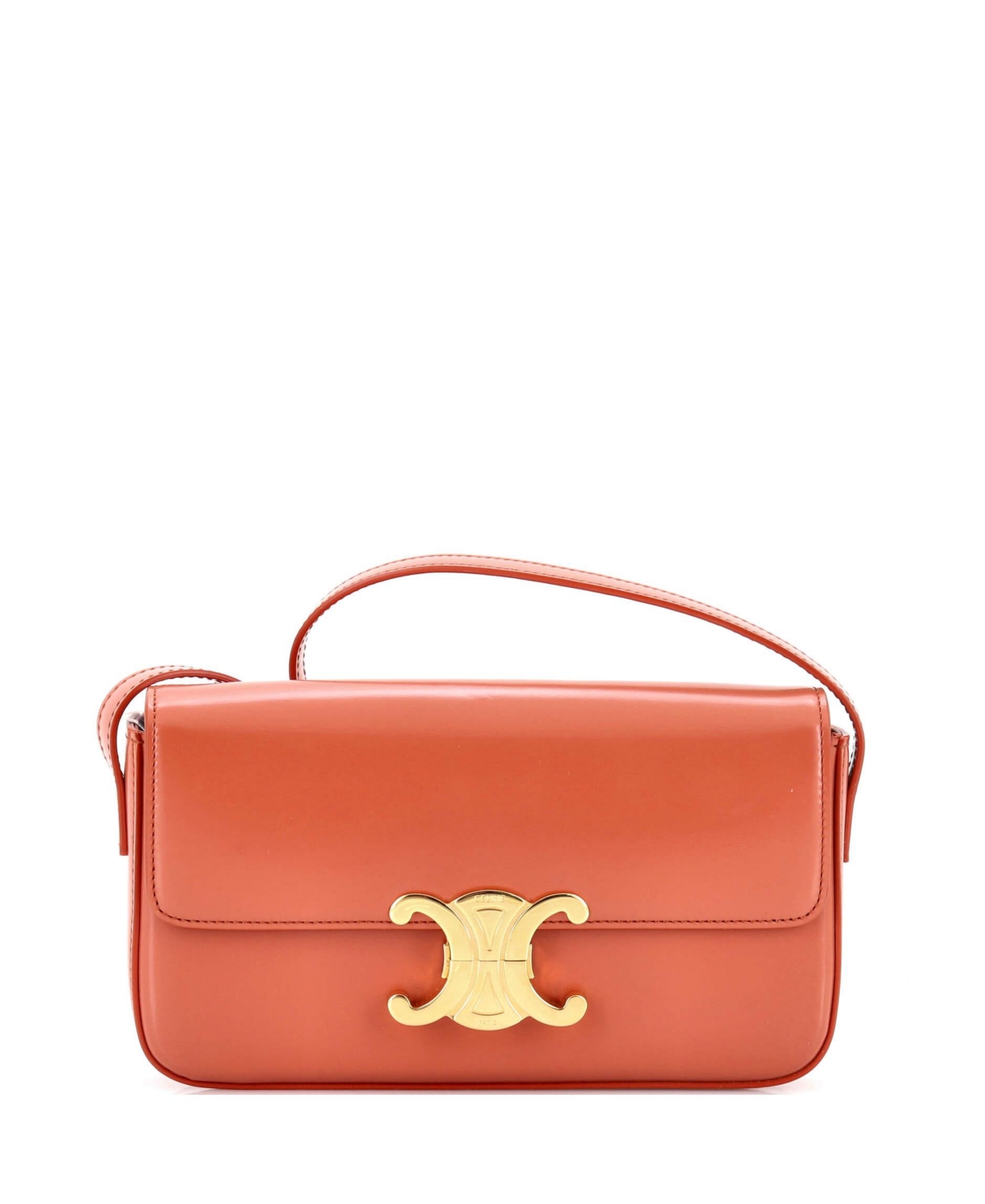 Click here for Pre-Owned Celine Triomphe East-West Shoulder Bag S... prices