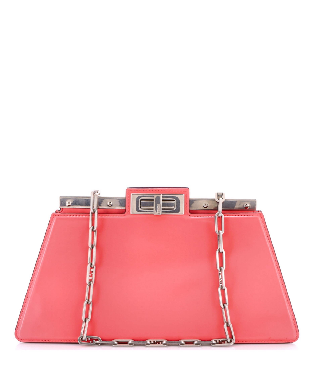 Click here for Pre-Owned Fendi Medium Peekaboo Cut Bag Leather -... prices