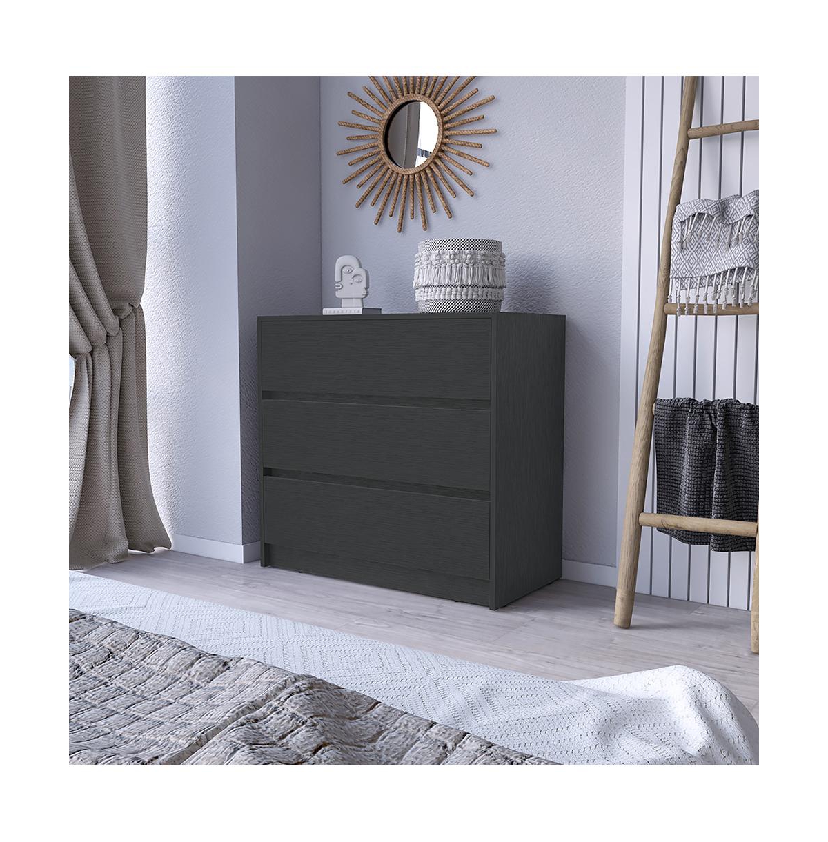 Click here for flynama Three Drawer Dresser Modern Wengue Finish... prices