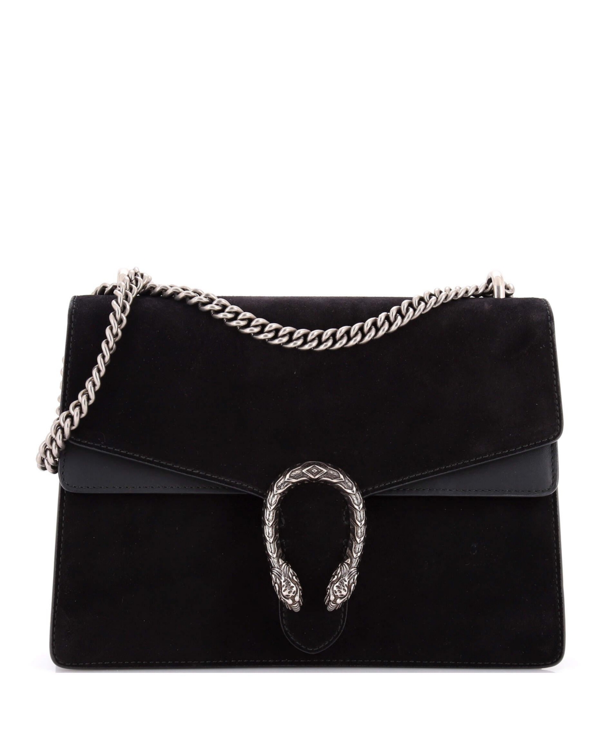 Click here for Pre-Owned Gucci Medium Dionysus Bag Suede - Black prices