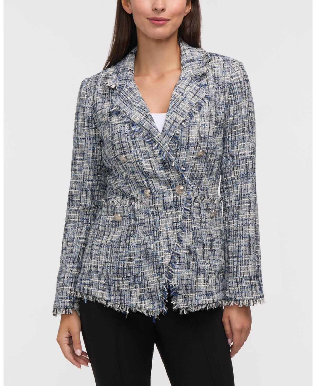 Click here for Ellen Tracy Womens Boucle Blazer - Blue boucle prices