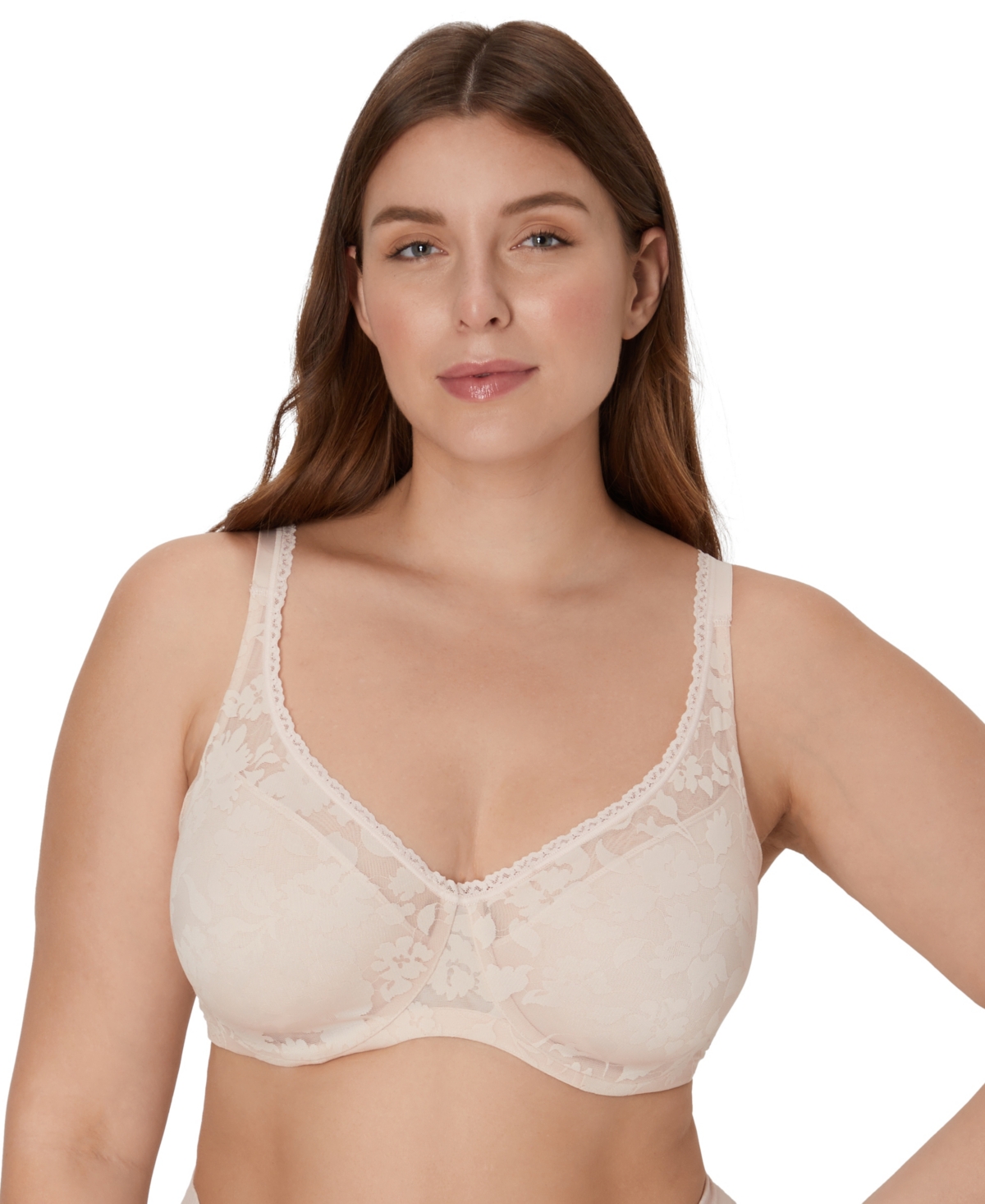 Click here for Bali Passion for Comfort Smooth Lace Underwire Bra... prices