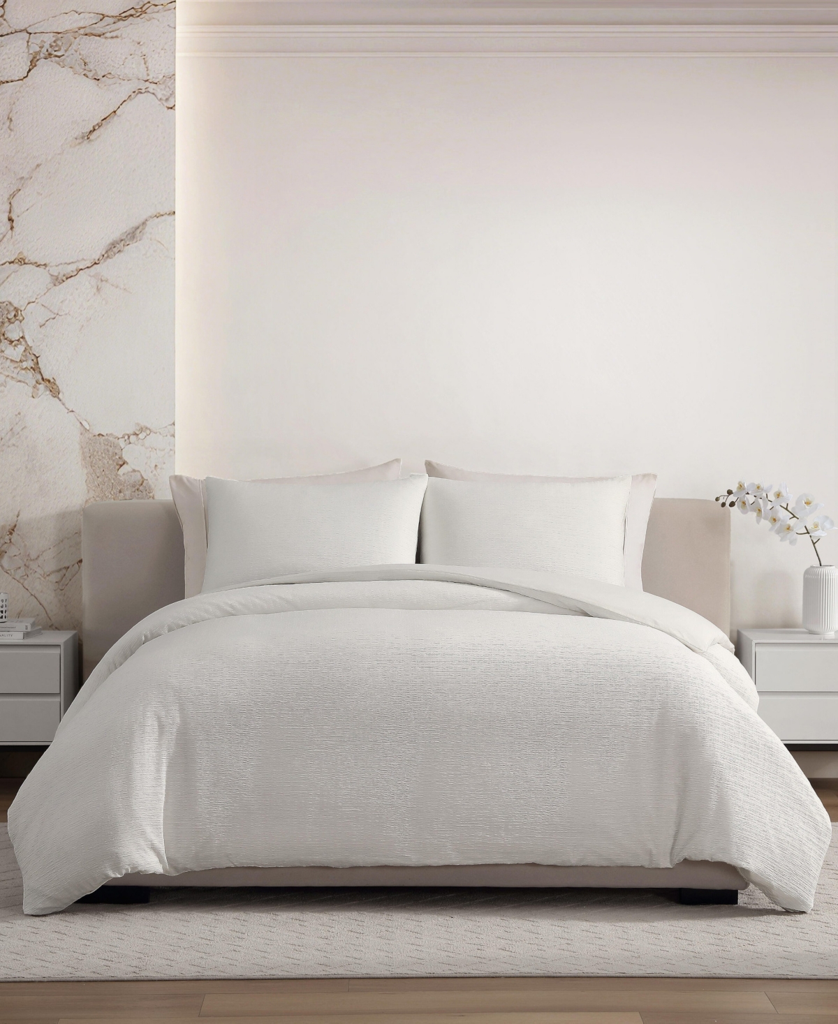 Click here for Vera Wang Crinkle Seersucker Solid 3-Pc. Duvet Cov... prices