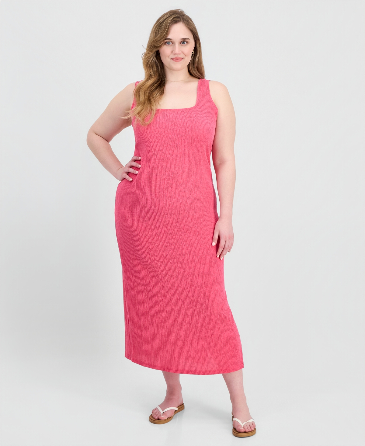Click here for Full Circle Trends Trendy Plus Size Square-Neck Ma... prices