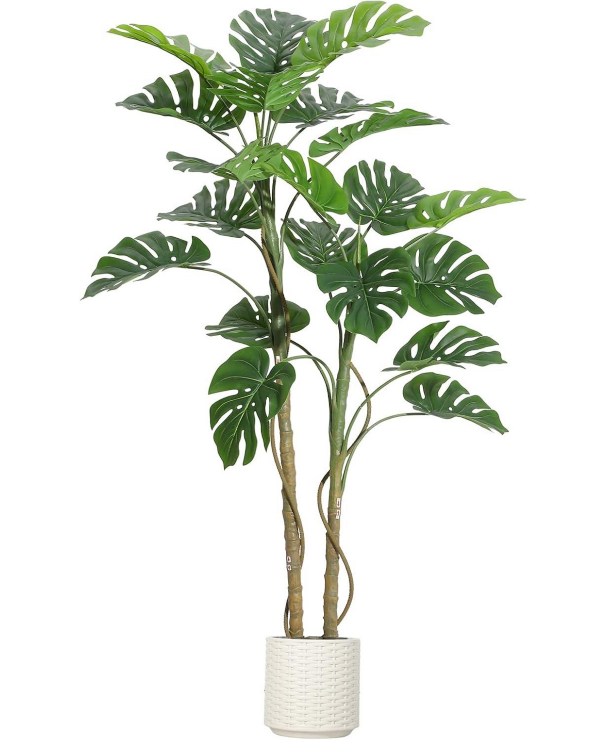 Click here for 5 ft Artificial Monstera Deliciosa Plant Lifelike... prices