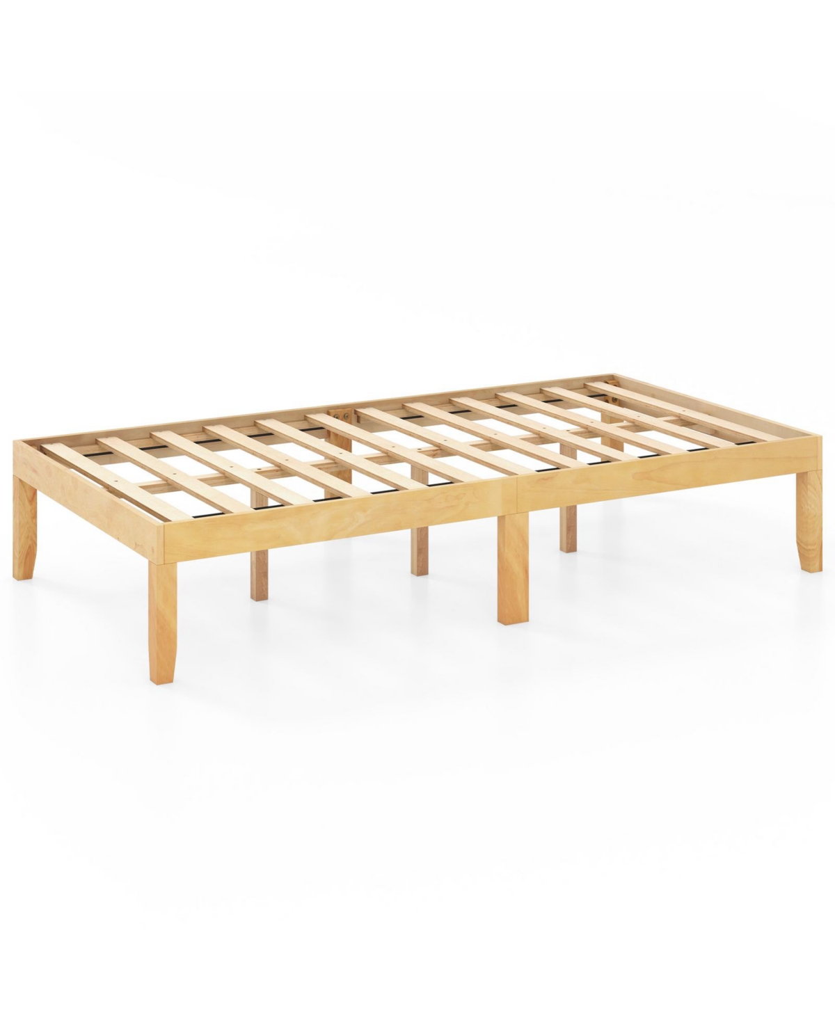 Click here for Sugift 14 in Twin Wood Platform Bed Frame with Woo... prices