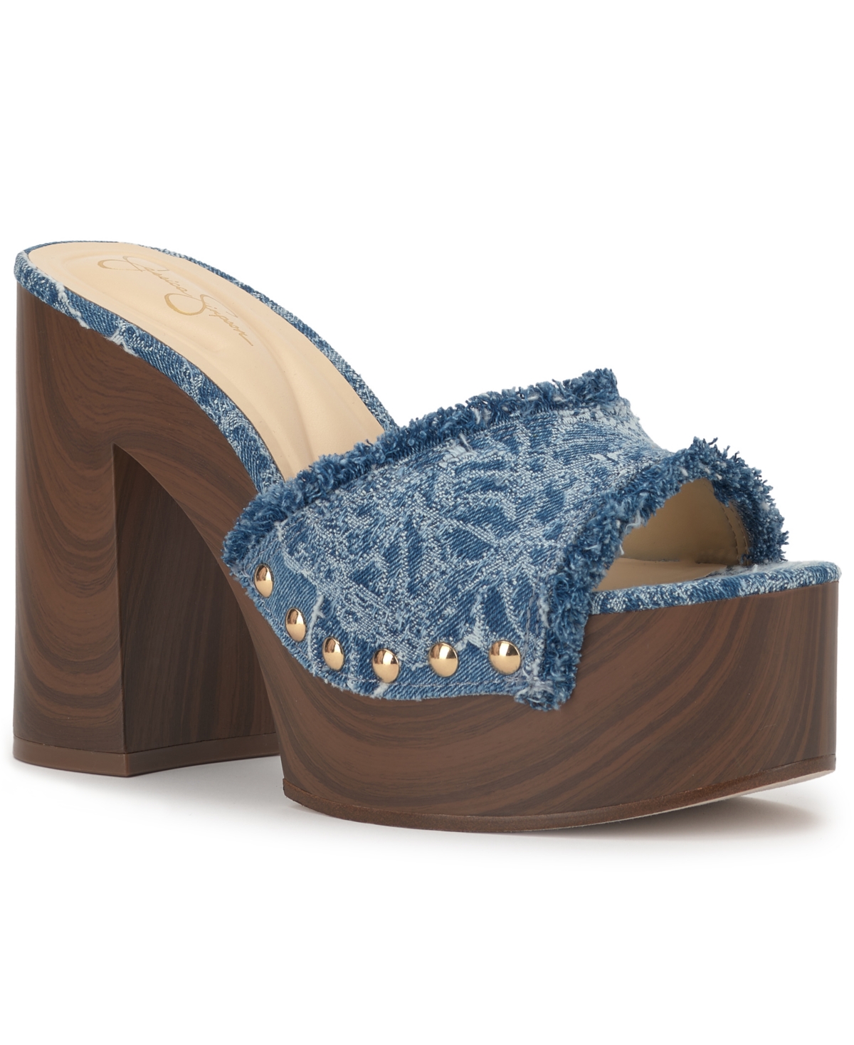 Click here for Jessica Simpson Womens Cezia Wooden Platform Sanda... prices