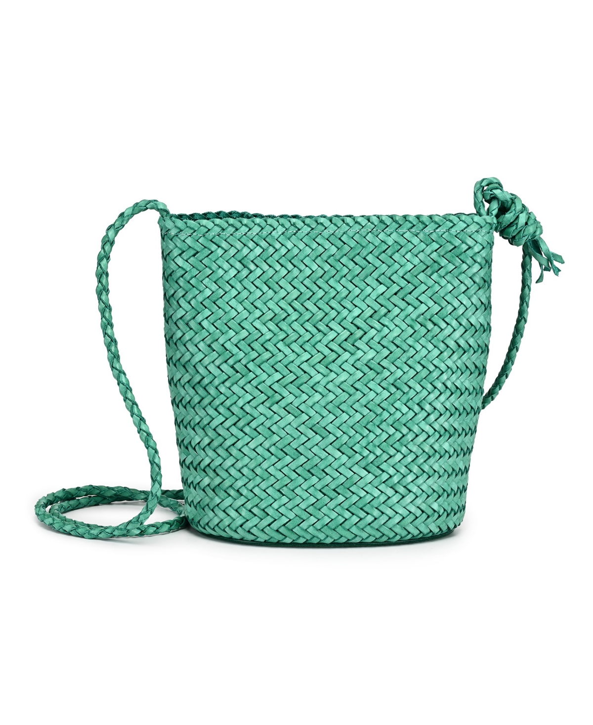 Click here for Old Trend Reed Handwoven Mini Crossbody Bag - Kale... prices