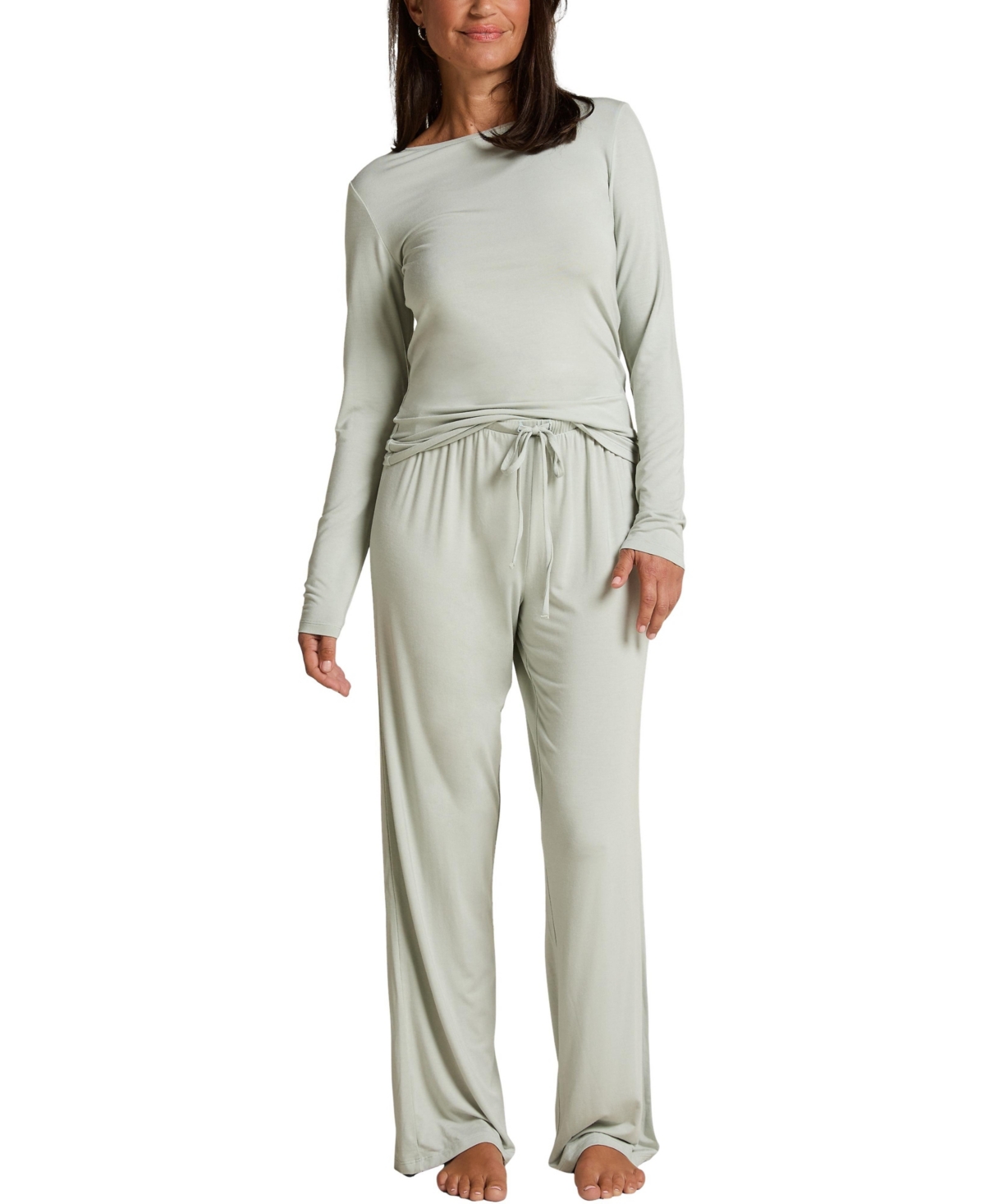 Click here for Hunkemoller Womens Pajama Set - Grey prices