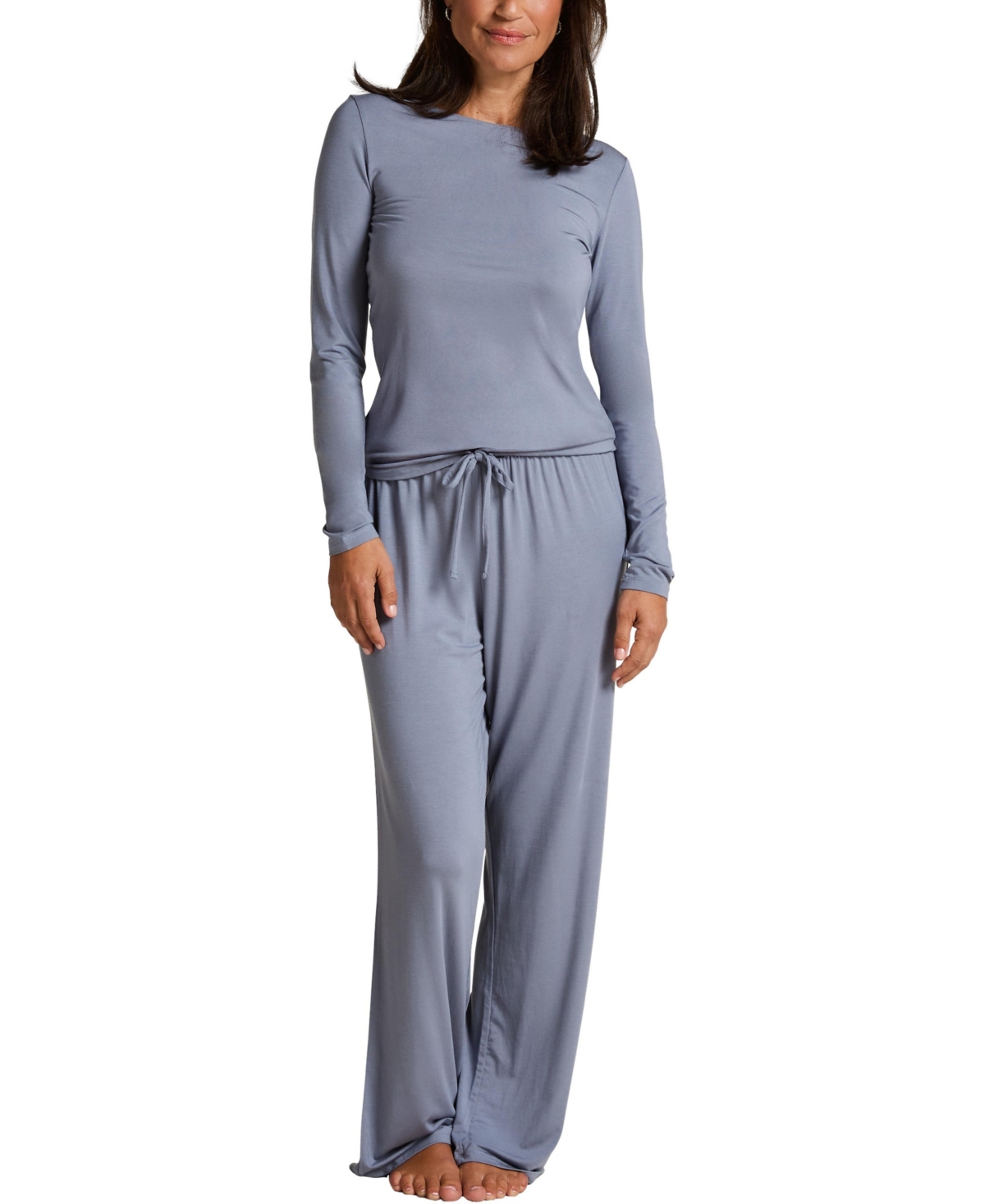 Click here for Hunkemoller Womens Pajama Set - Blue prices