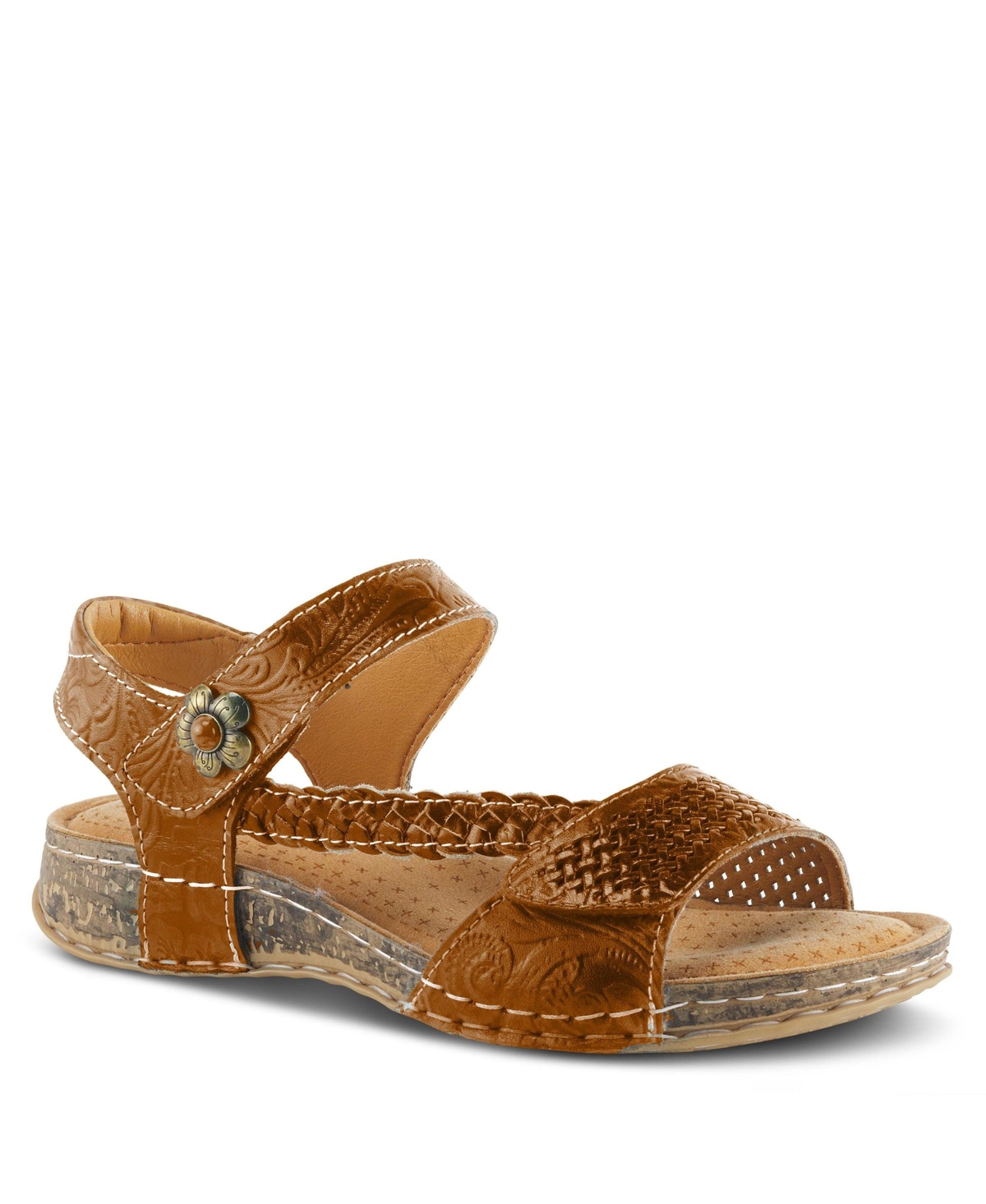 Click here for LArtiste Spring Step Womens Popular Sandal - Camel prices