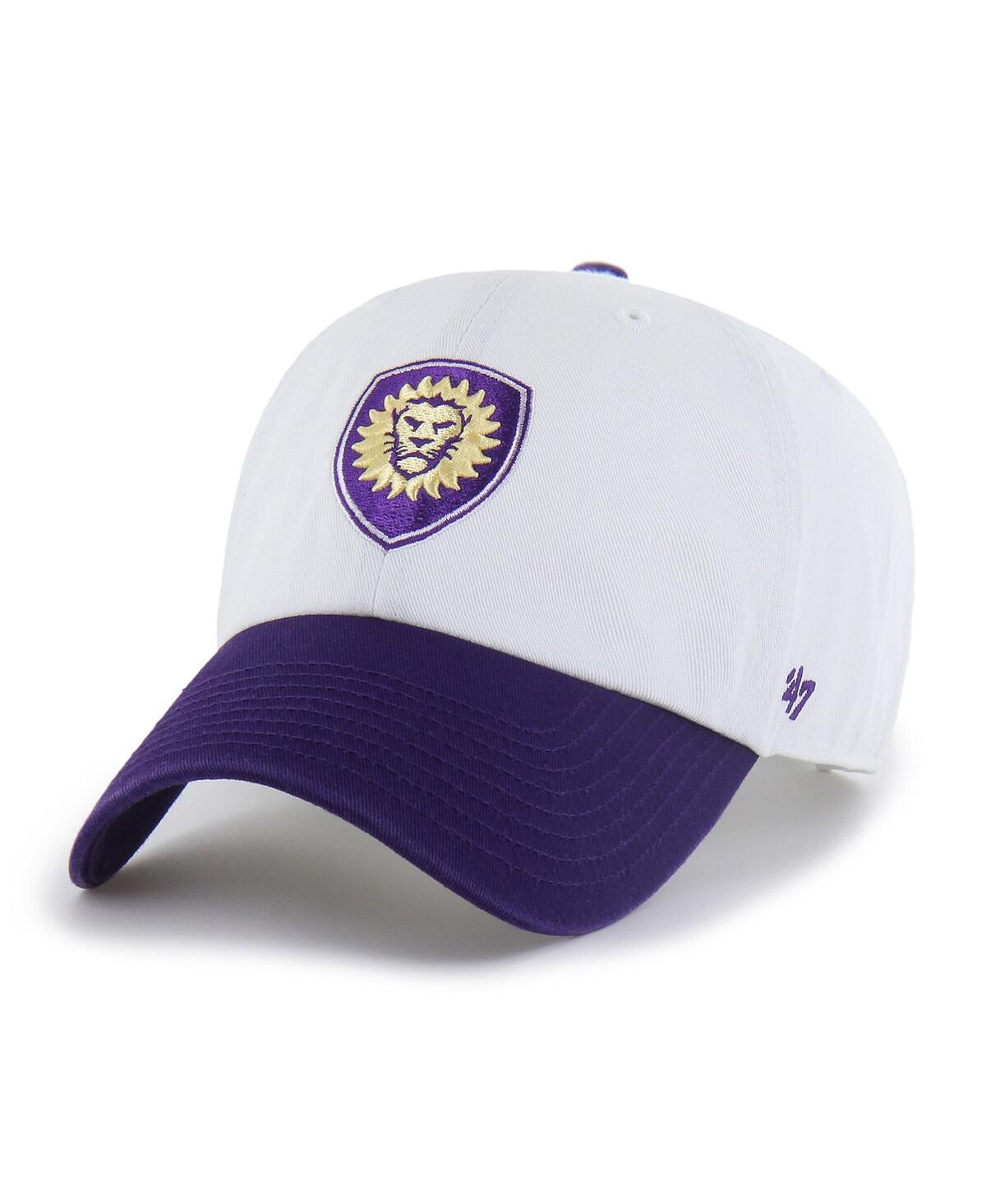 Click here for 47 Brand Mens White Orlando City Sc Two-Tone Clean... prices