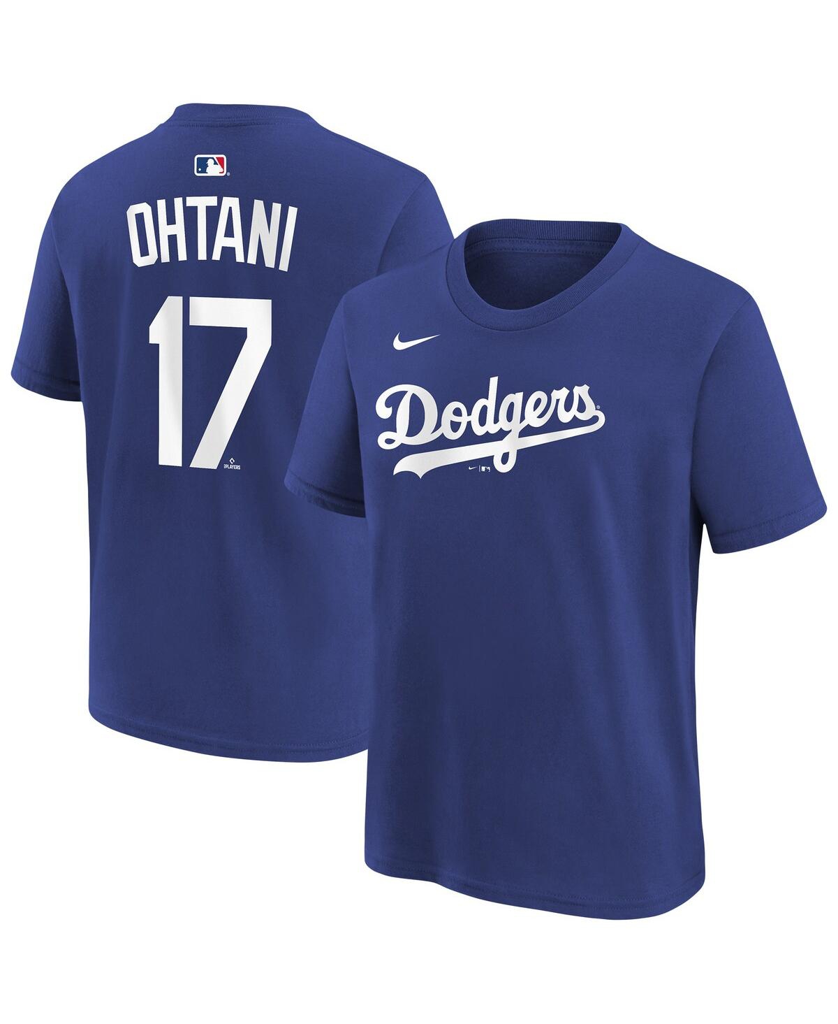Click here for Nike Big Boys and Girls Shohei Ohtani Royal Los An... prices