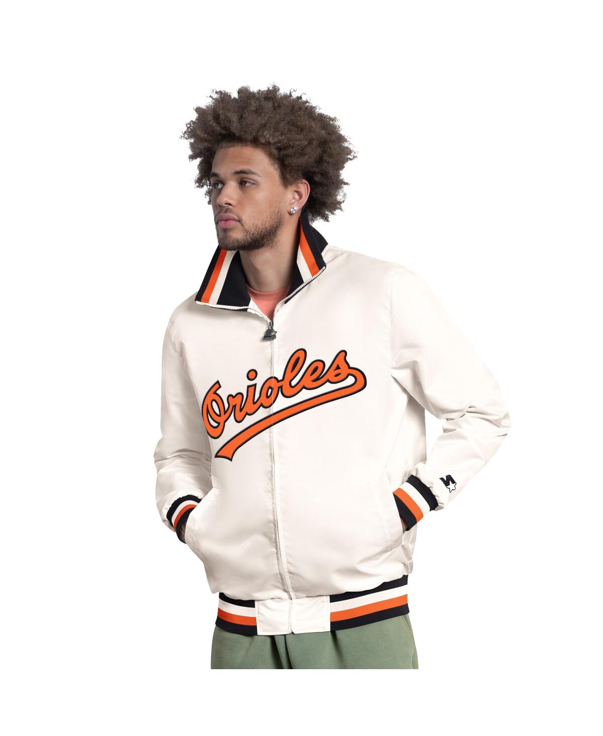 Click here for Starter Mens White Baltimore Orioles The Captain C... prices