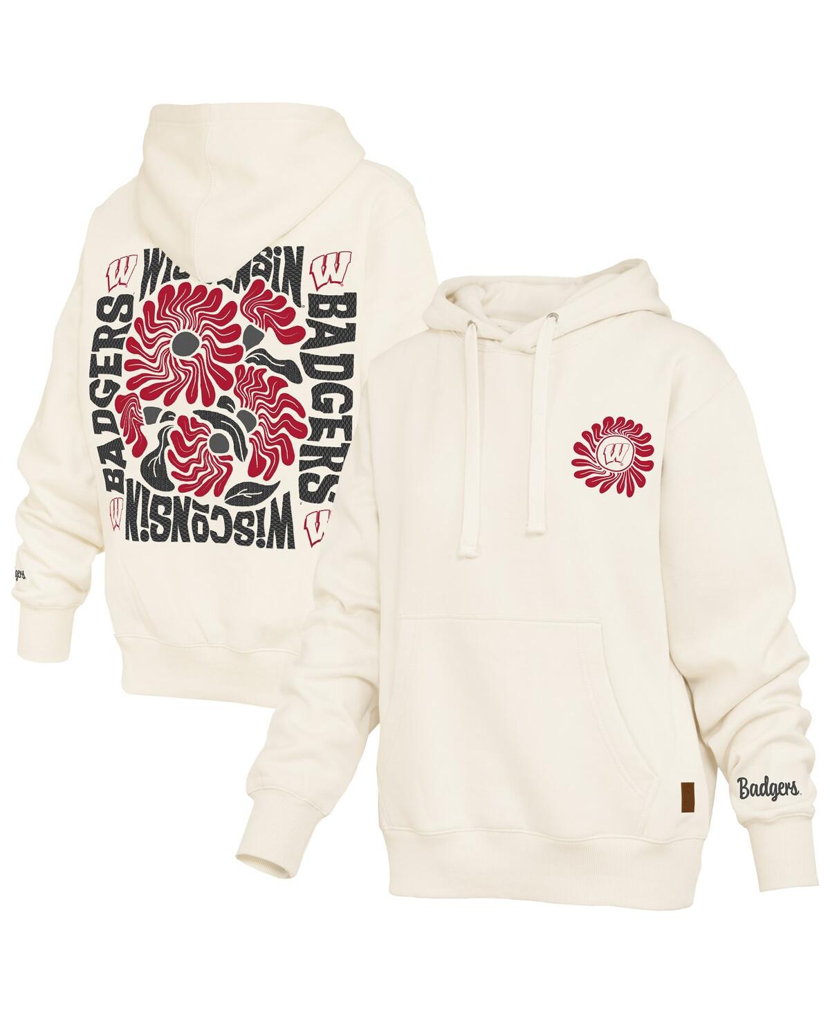 Click here for Pressbox Womens Cream Wisconsin Badgers Elena Jani... prices