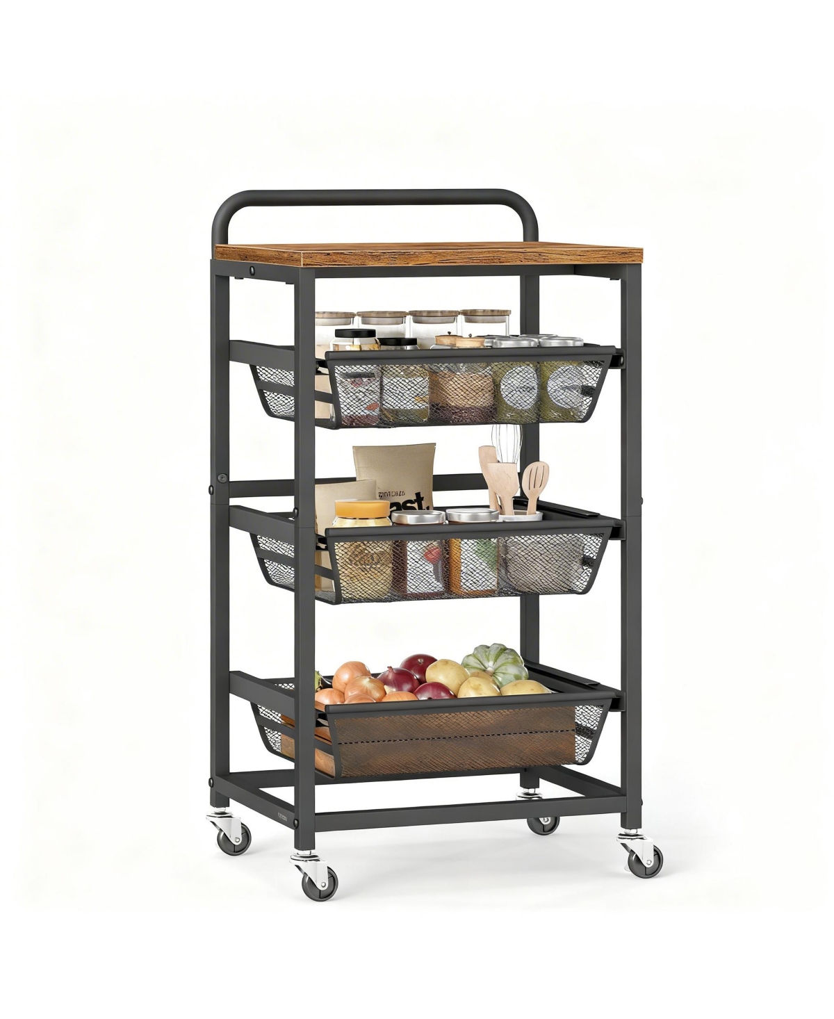 Click here for Yigii Kitchen Storage Cart with Pull-Out Baskets... prices