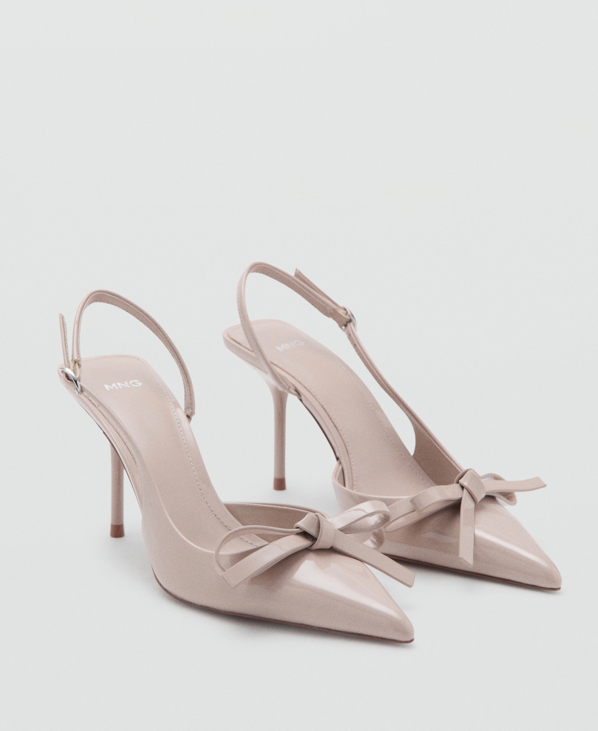 Click here for Mango Womens Pointed Toe And Bow High-Heeled Shoes... prices