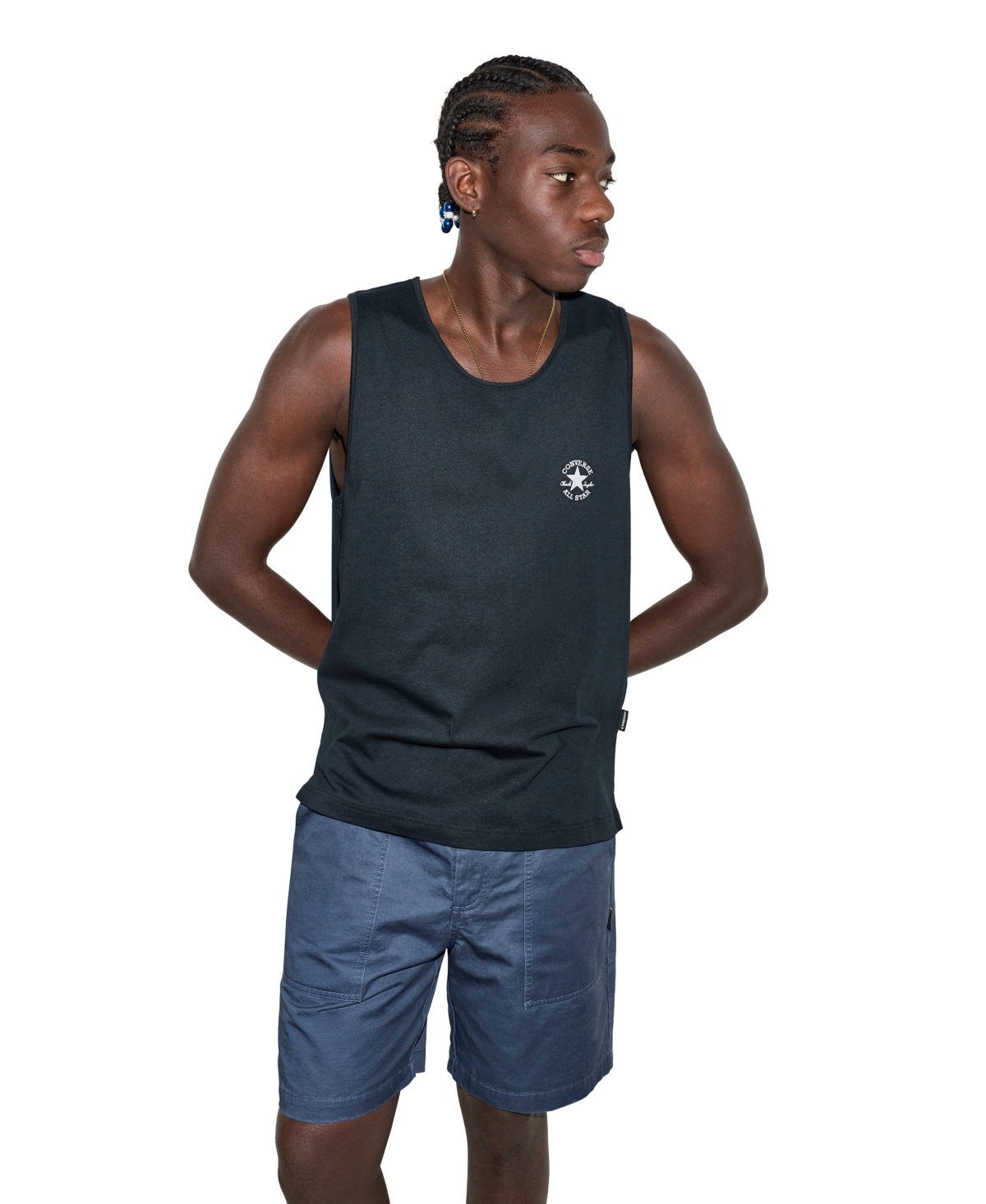 Click here for Converse Mens Regular-Fit Sleeveless Tank - Conver... prices