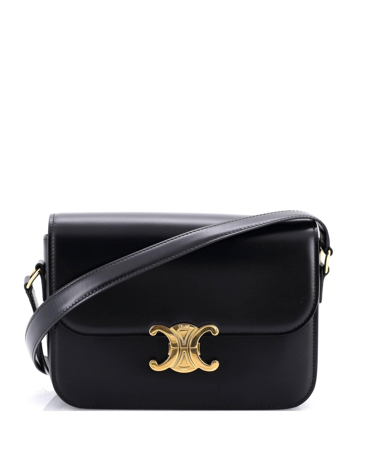 Click here for Pre-Owned Celine Medium Triomphe Shoulder Bag Smoo... prices