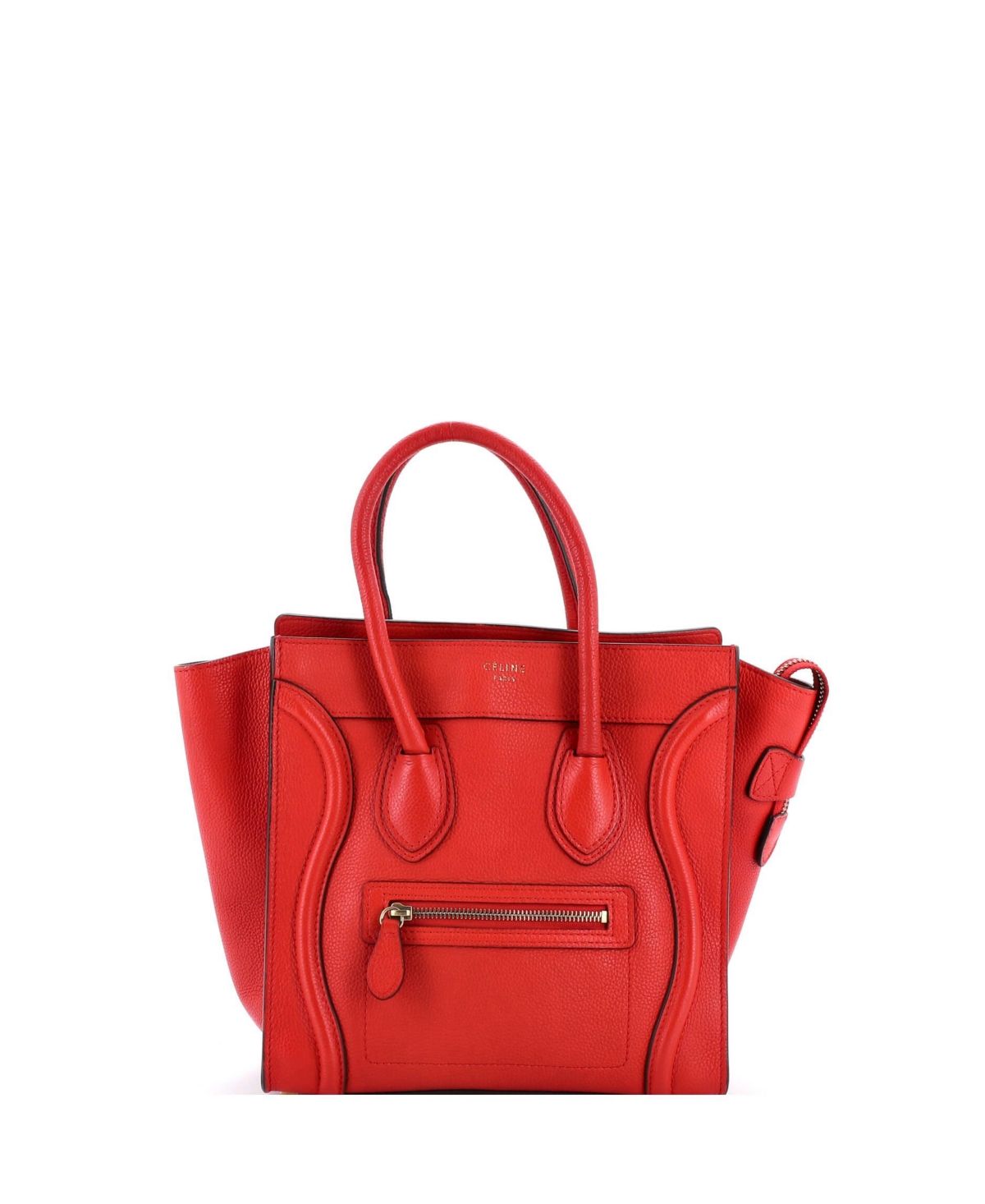 Click here for Pre-Owned Celine Micro Luggage Bag Grainy Leather... prices