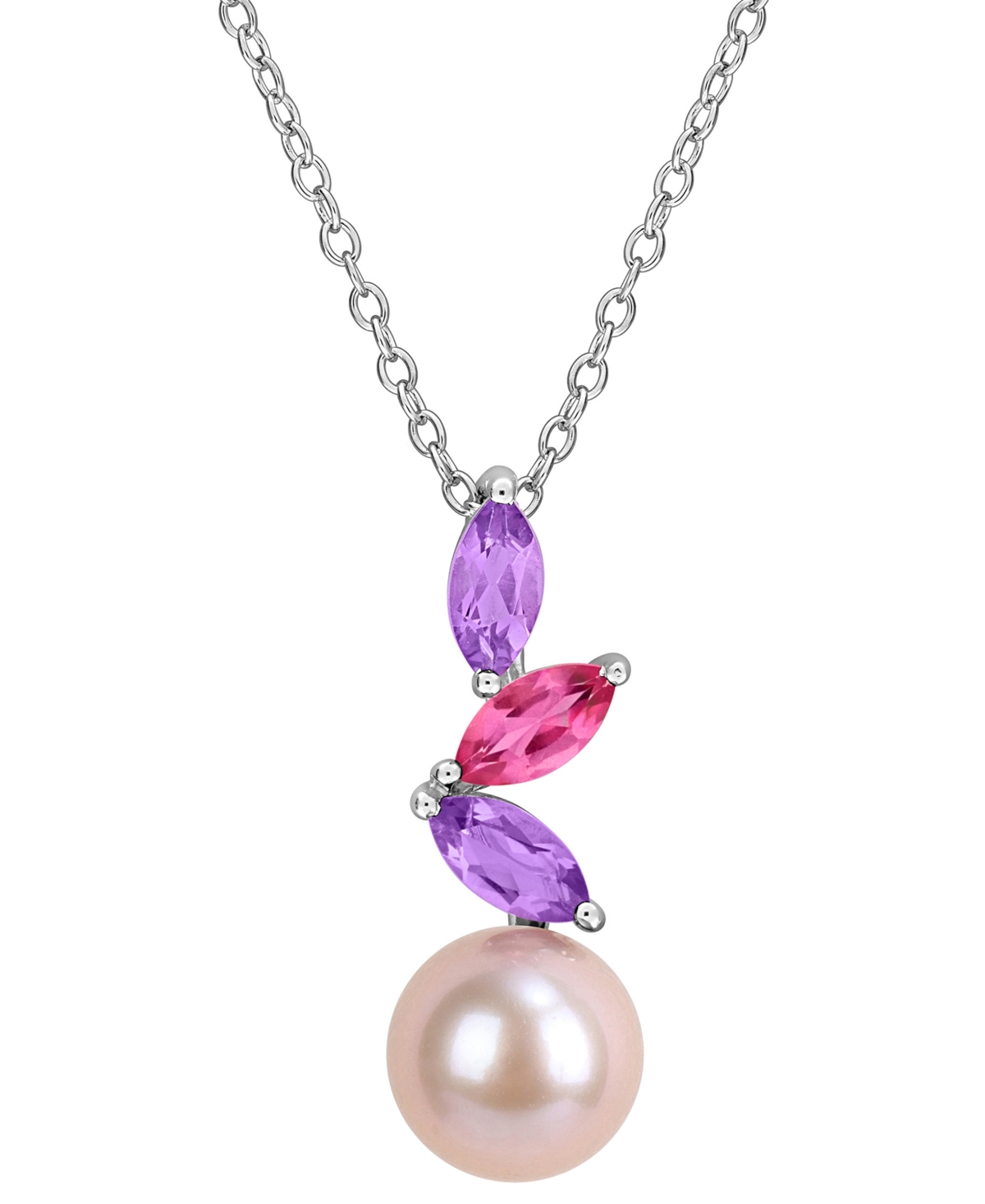 Click here for Macys Cultured Freshwater Pearl  Pink Amethyst (1/... prices