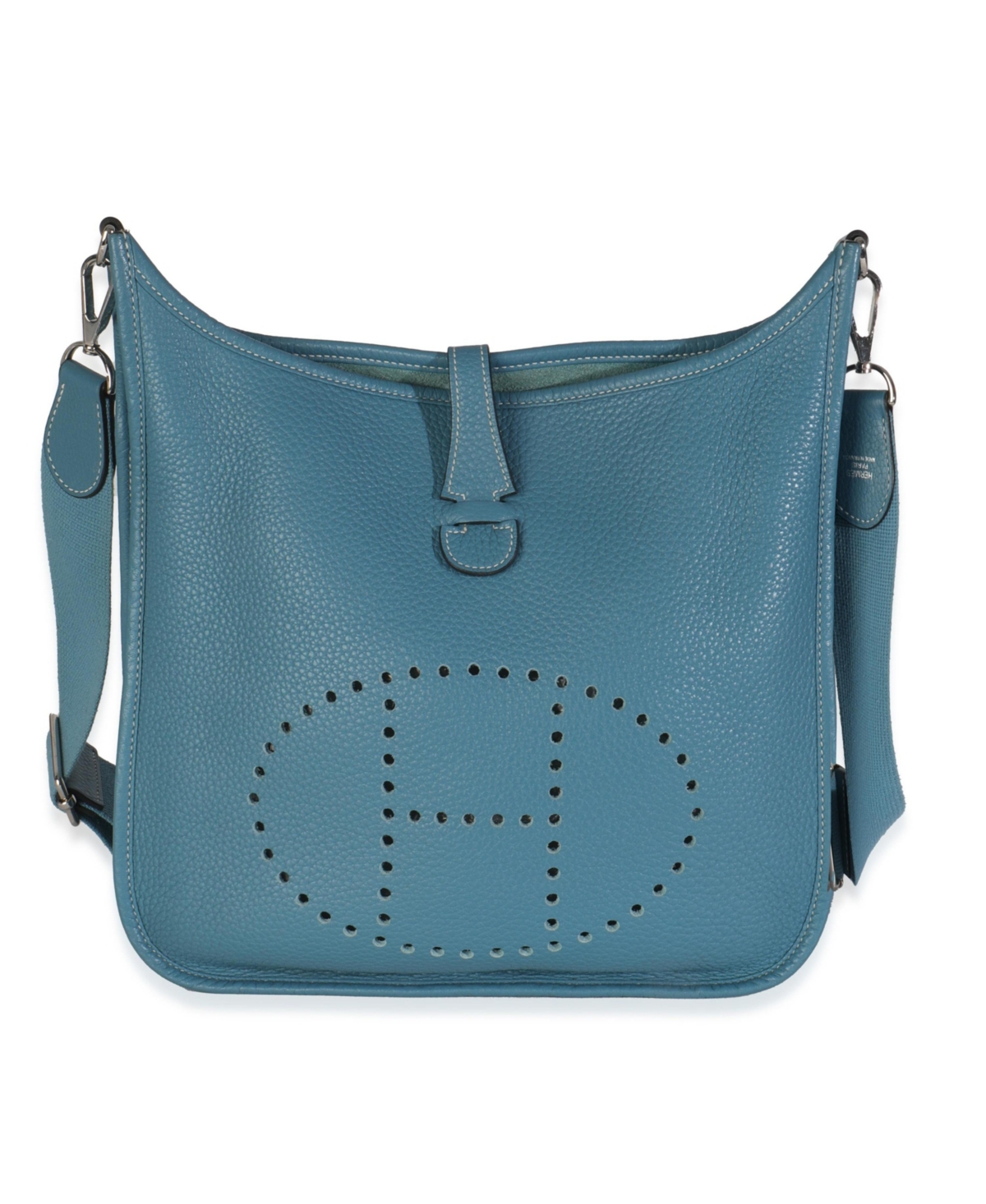 Click here for Pre-Owned HERMES Bleu Jean Clemence Evelyne Iii Pm... prices