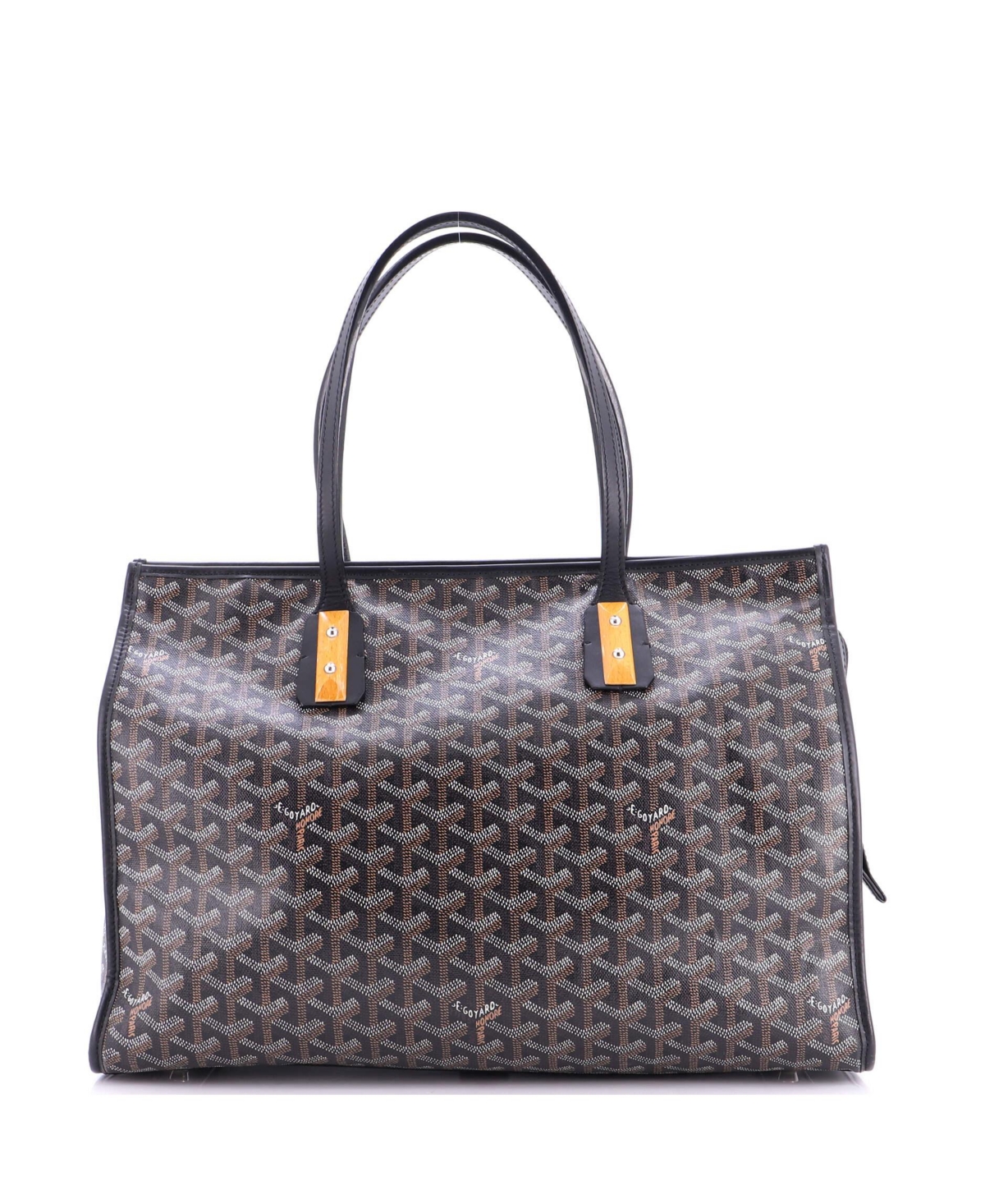 Click here for Pre-Owned Goyard Marquises Bag Coated Canvas - Bla... prices