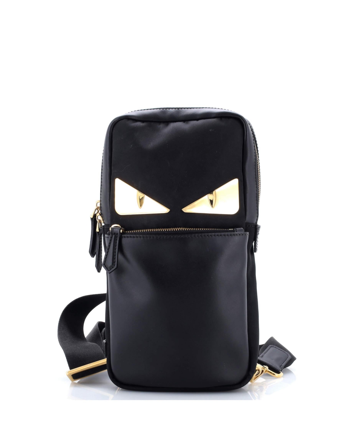 Click here for Pre-Owned Fendi Medium Monster Sling Bag Nylon and... prices