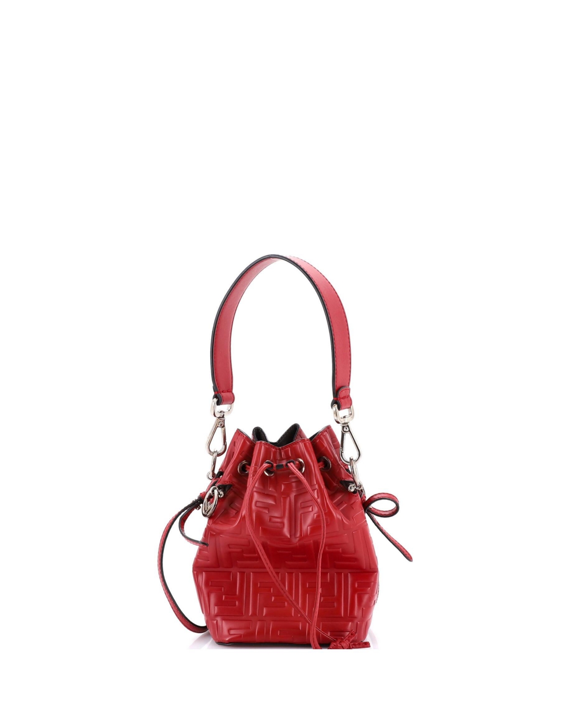 Click here for Pre-Owned Fendi Mini Mon Tresor Bucket Bag Zucca E... prices