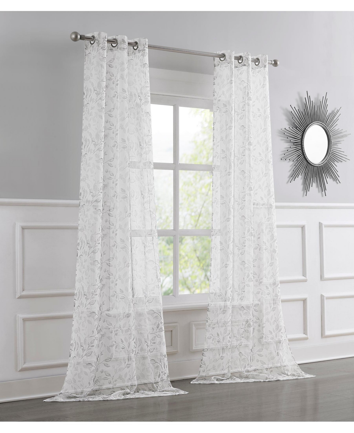 Click here for Dainty Home Cecily 2-Pack Linen Textured Metallic... prices