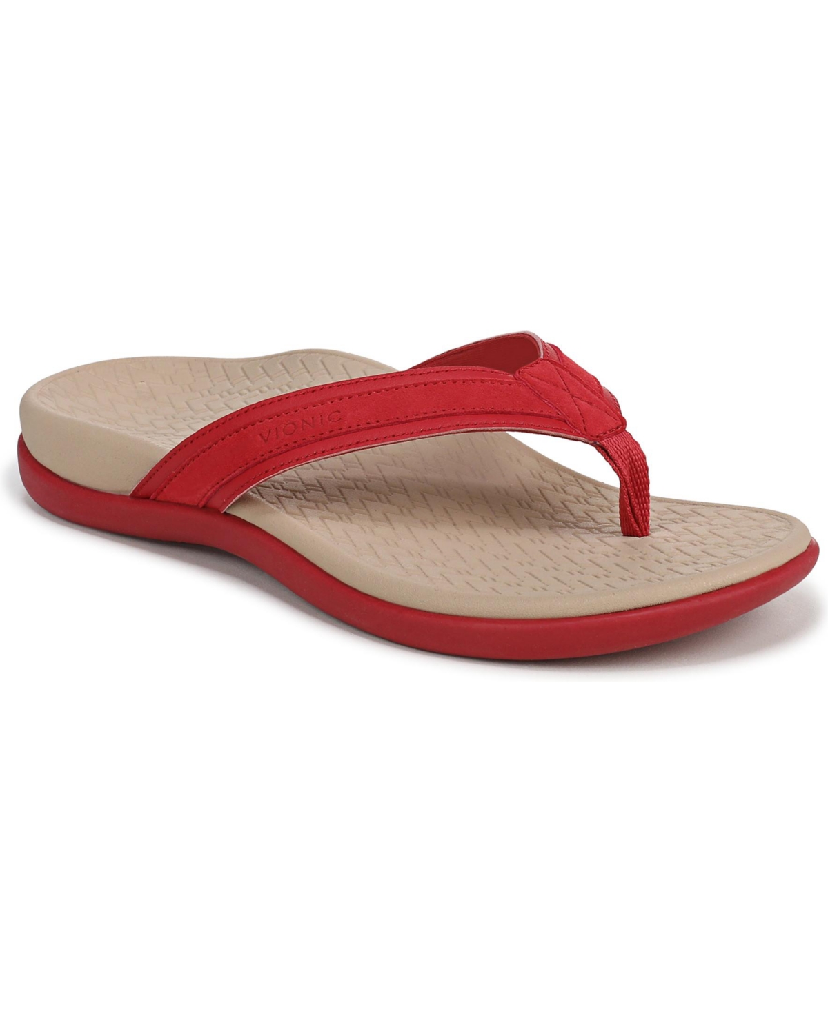 Click here for Vionic Womens Tide 2.0 Thong Sandals - Varsity red... prices