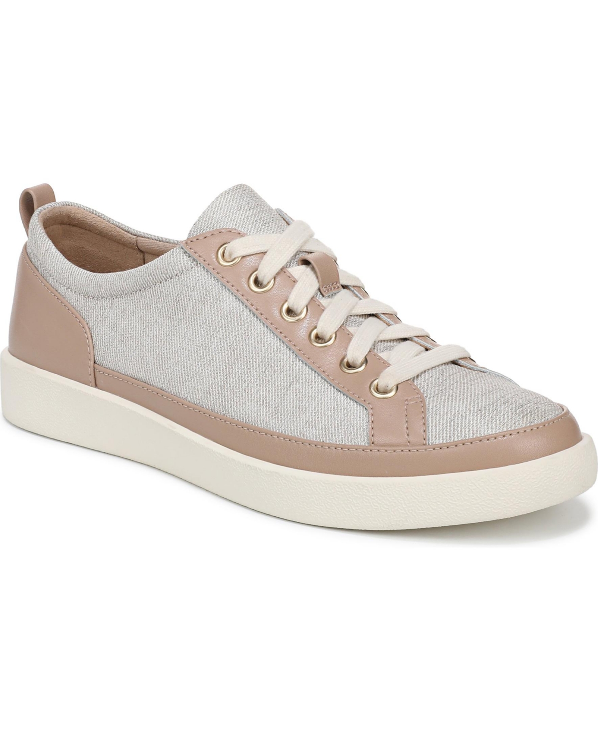 Click here for Vionic Womens Winny Lace Up Sneakers - Natural/gol... prices
