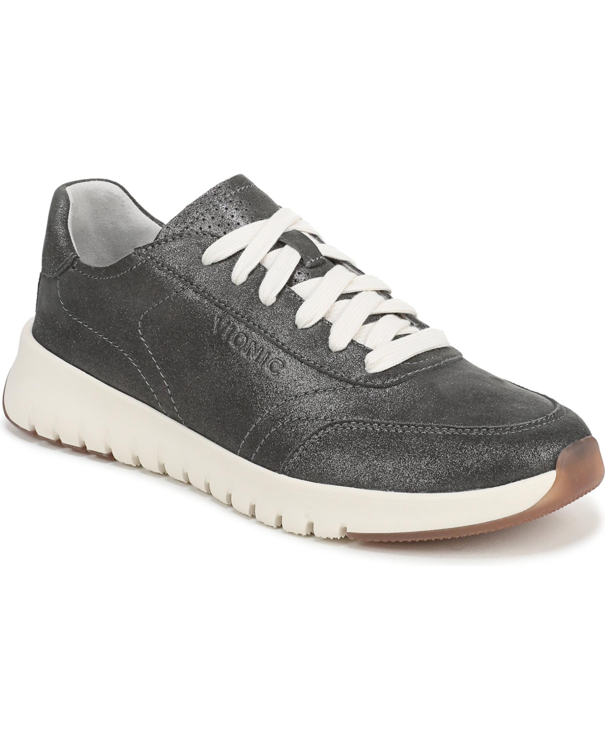 Click here for Vionic Womens Uptown Lace Up Sneakers - Polluted s... prices