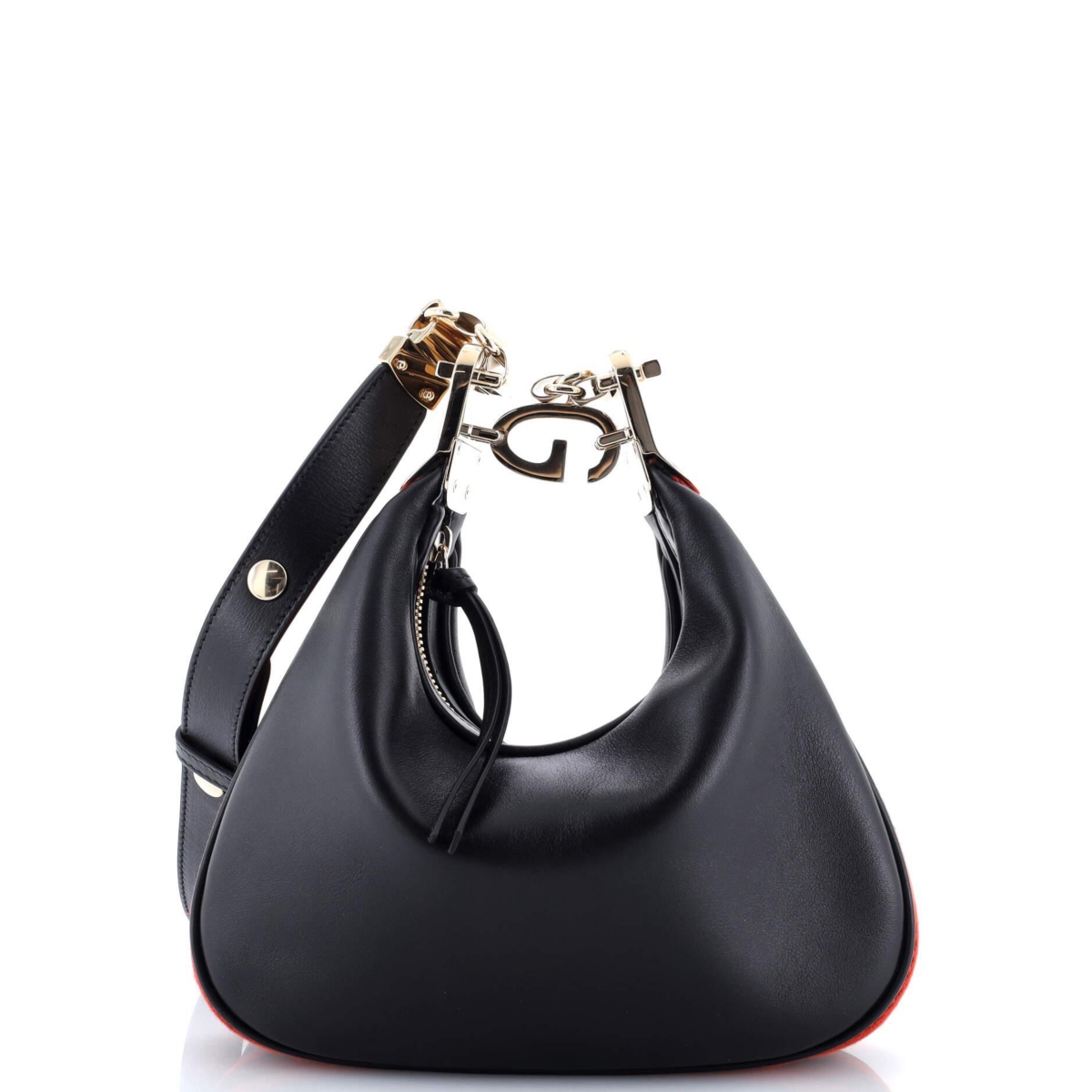 Click here for Pre-Owned Gucci Small Attache Shoulder Bag Leather... prices