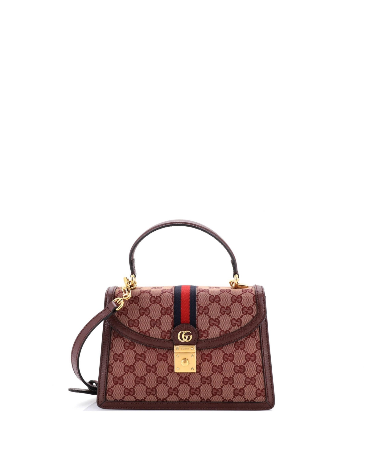 Click here for Pre-Owned Gucci Small Ophidia Flap Top Handle Bag... prices