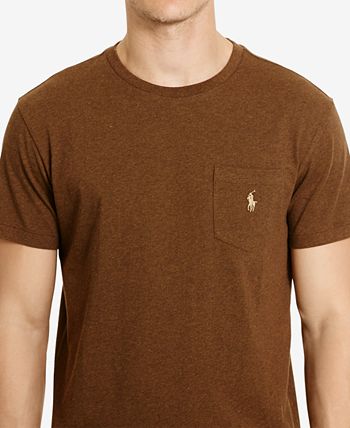 Polo Ralph Lauren Men's Cotton Jersey Pocket Crewneck T-Shirt - Macy's