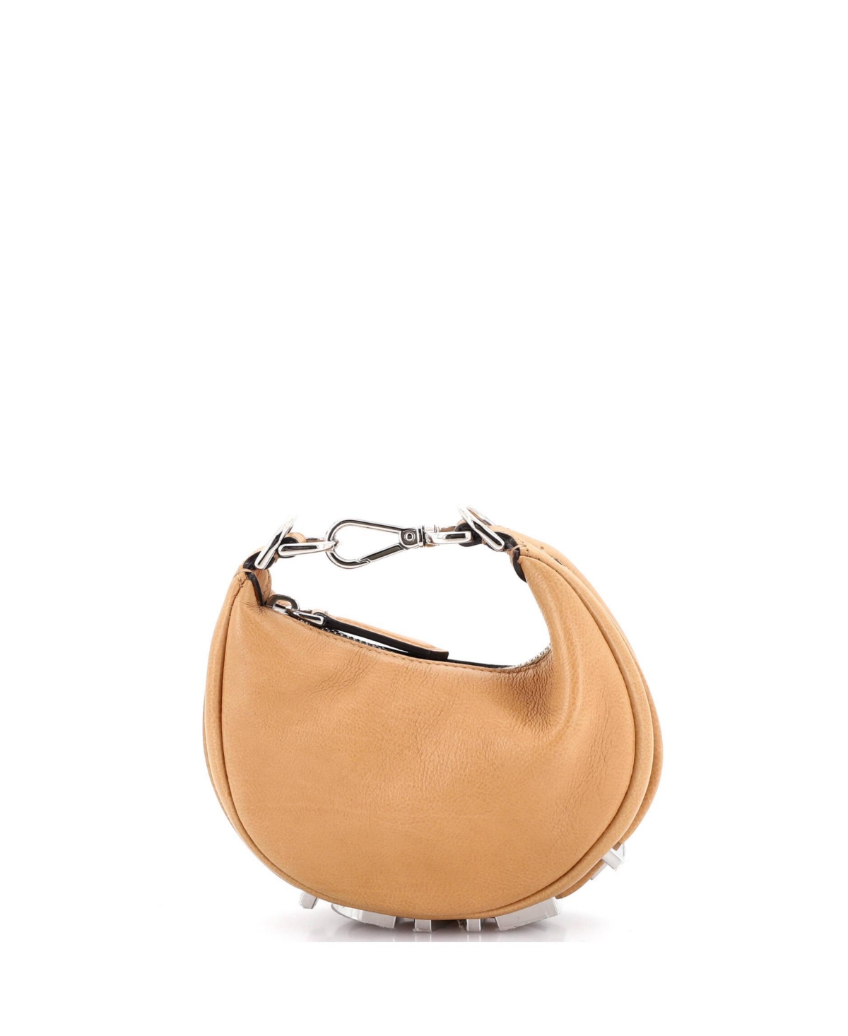 Click here for Pre-Owned Fendi Nano Fendigraphy Bag Leather - Nat... prices