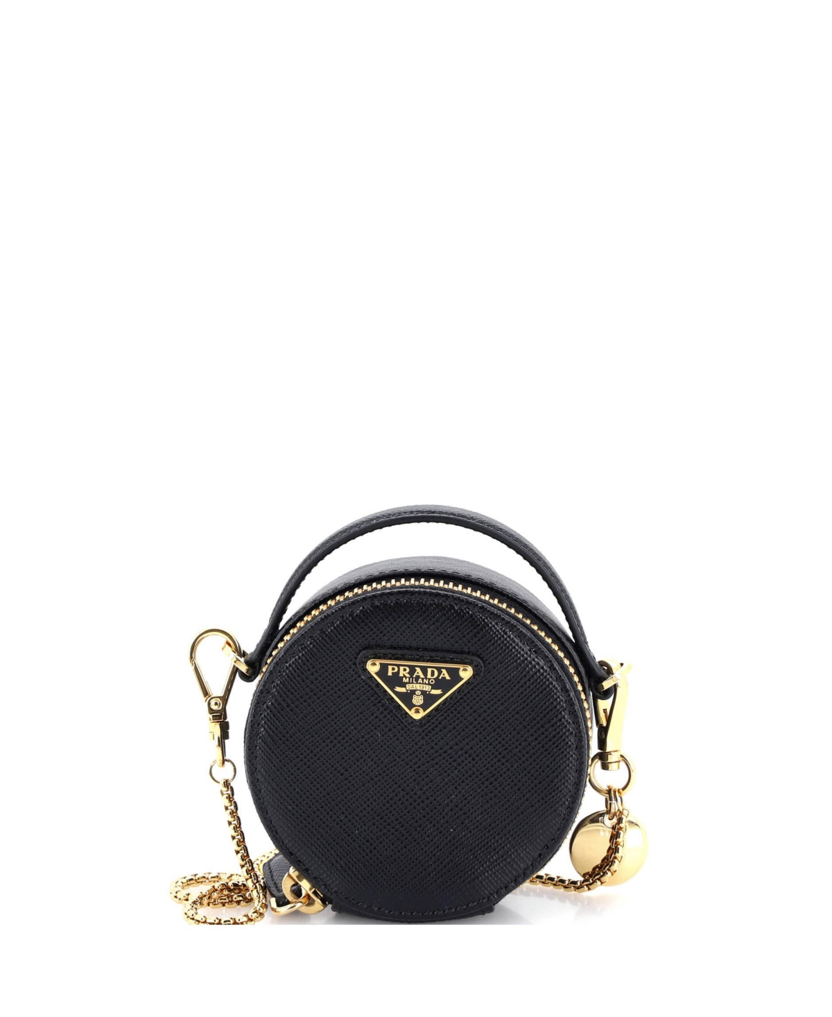 Click here for Pre-Owned Prada Mini Top Handle Crossbody Pouch Sa... prices