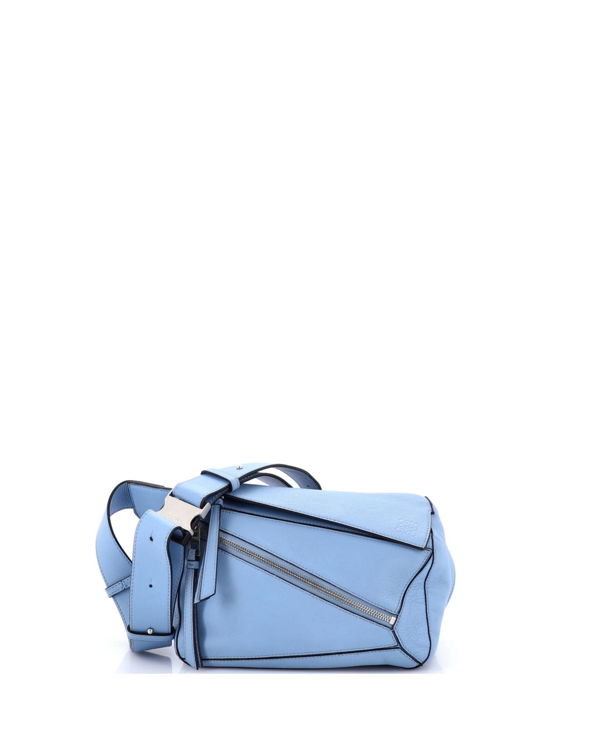 Click here for Pre-Owned Loewe Small Puzzle Bumbag Leather - Blue prices