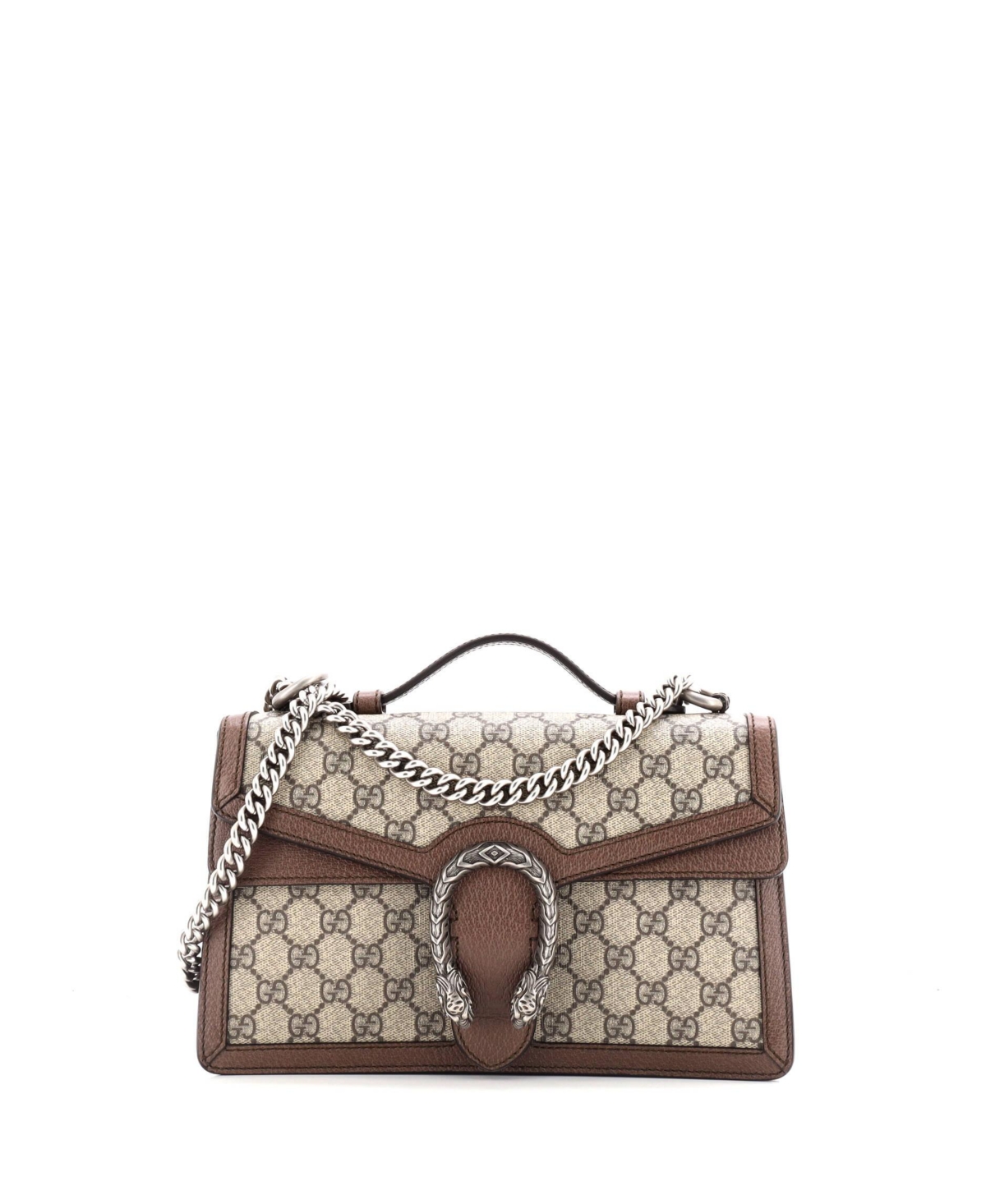 Click here for Pre-Owned Gucci Small Dionysus Top Handle Chain Ba... prices