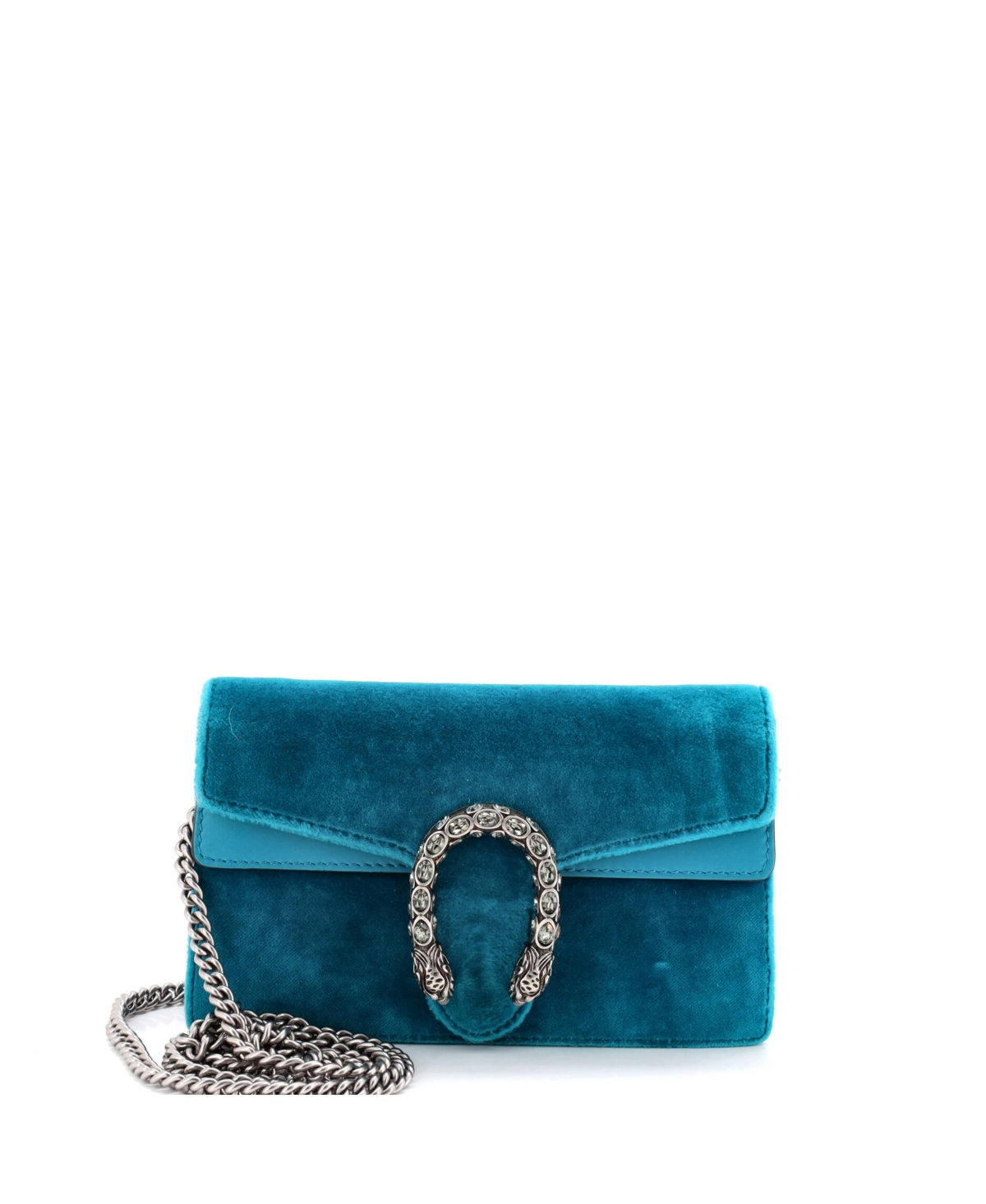 Click here for Pre-Owned Gucci Super Mini Dionysus Bag Velvet - B... prices
