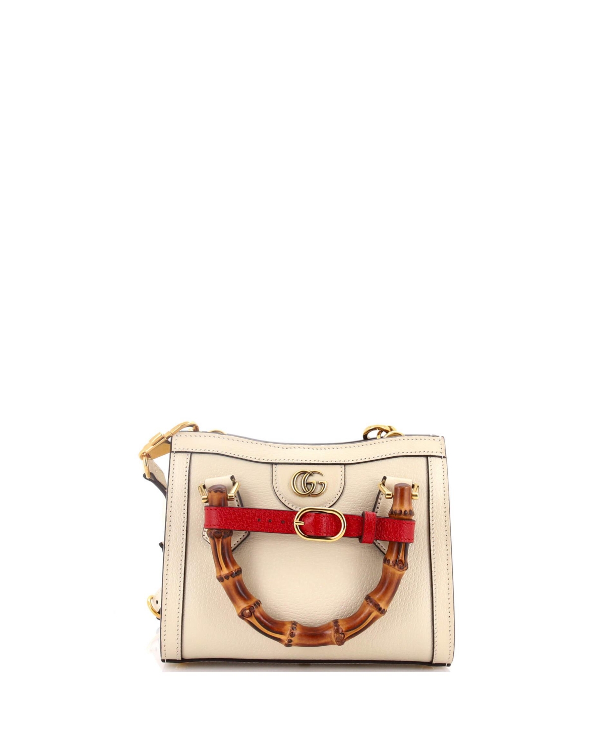 Click here for Pre-Owned Gucci Mini Diana Nm Bamboo Handle Tote L... prices