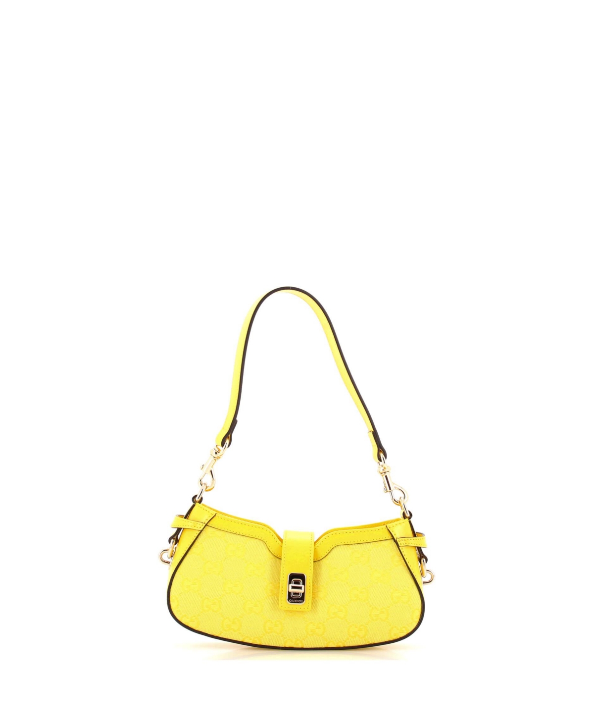 Click here for Pre-Owned Gucci Mini Moon Side Shoulder Bag Gg Can... prices