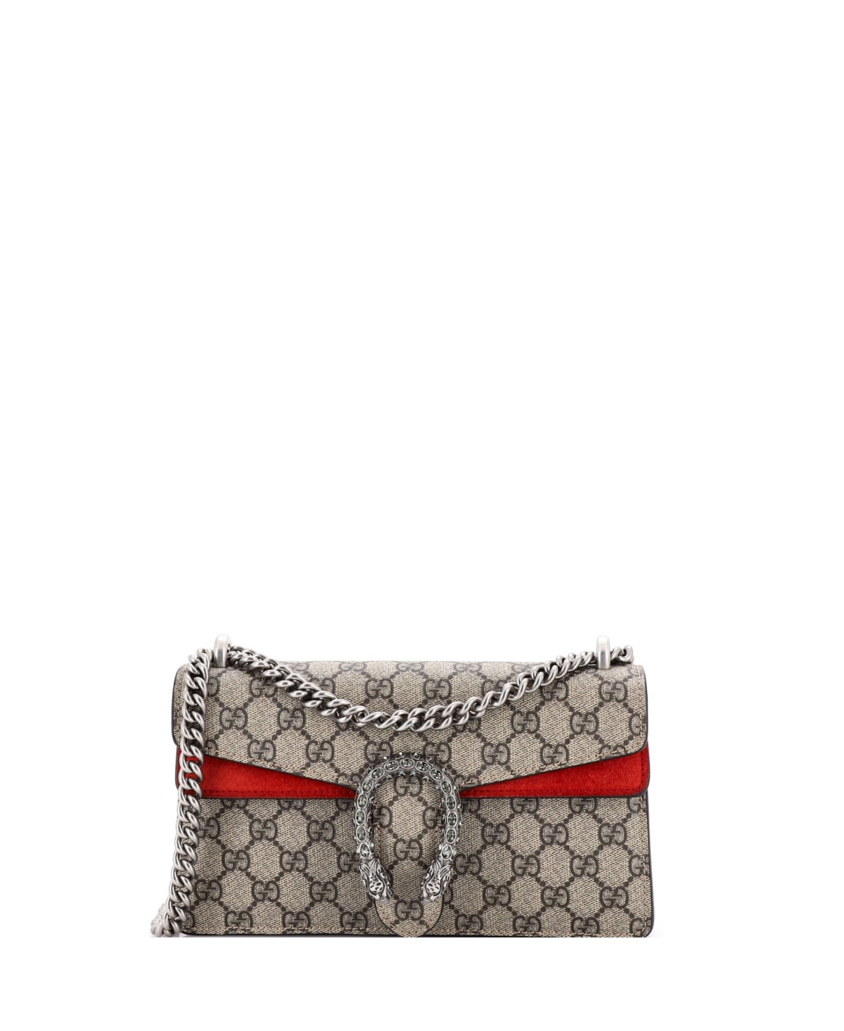 Click here for Pre-Owned Gucci Small Dionysus Bag Gg Coated Canva... prices