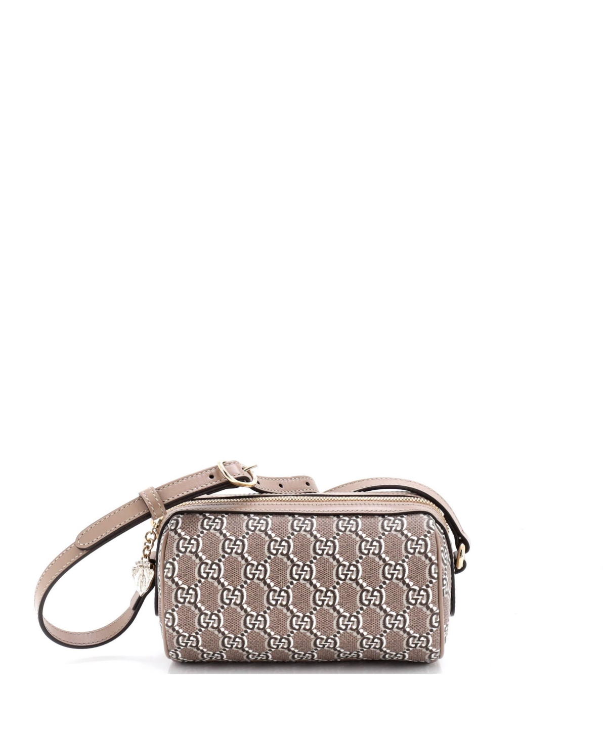 Click here for Pre-Owned Gucci Mini Cylindrical Shoulder Bag Gg S... prices