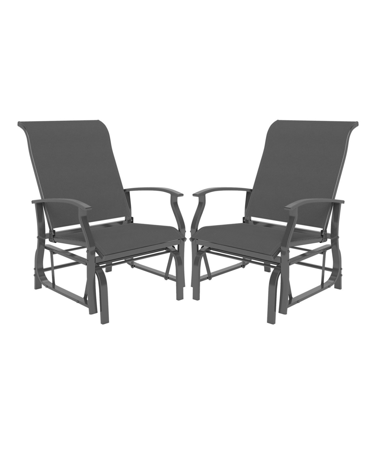 Click here for Slickblue Patio Glider Chair Set of 2 with Ergonom... prices
