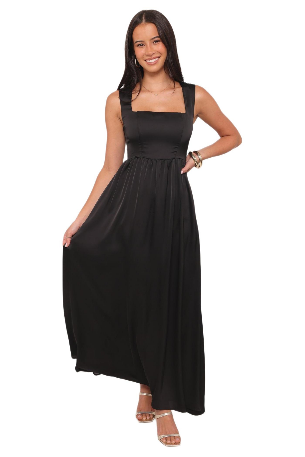 Click here for Petal and Pup Womens Elania Maxi Dress - Black prices