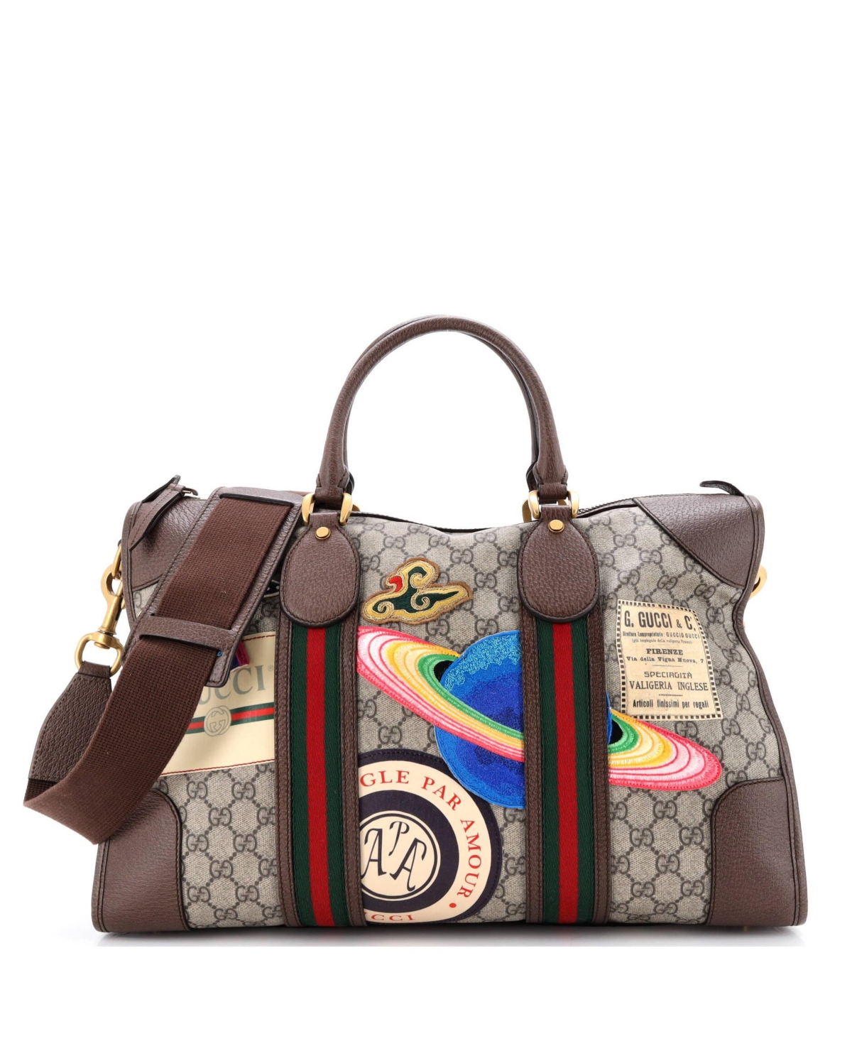 Click here for Pre-Owned Gucci Small Courrier Carry On Convertibl... prices
